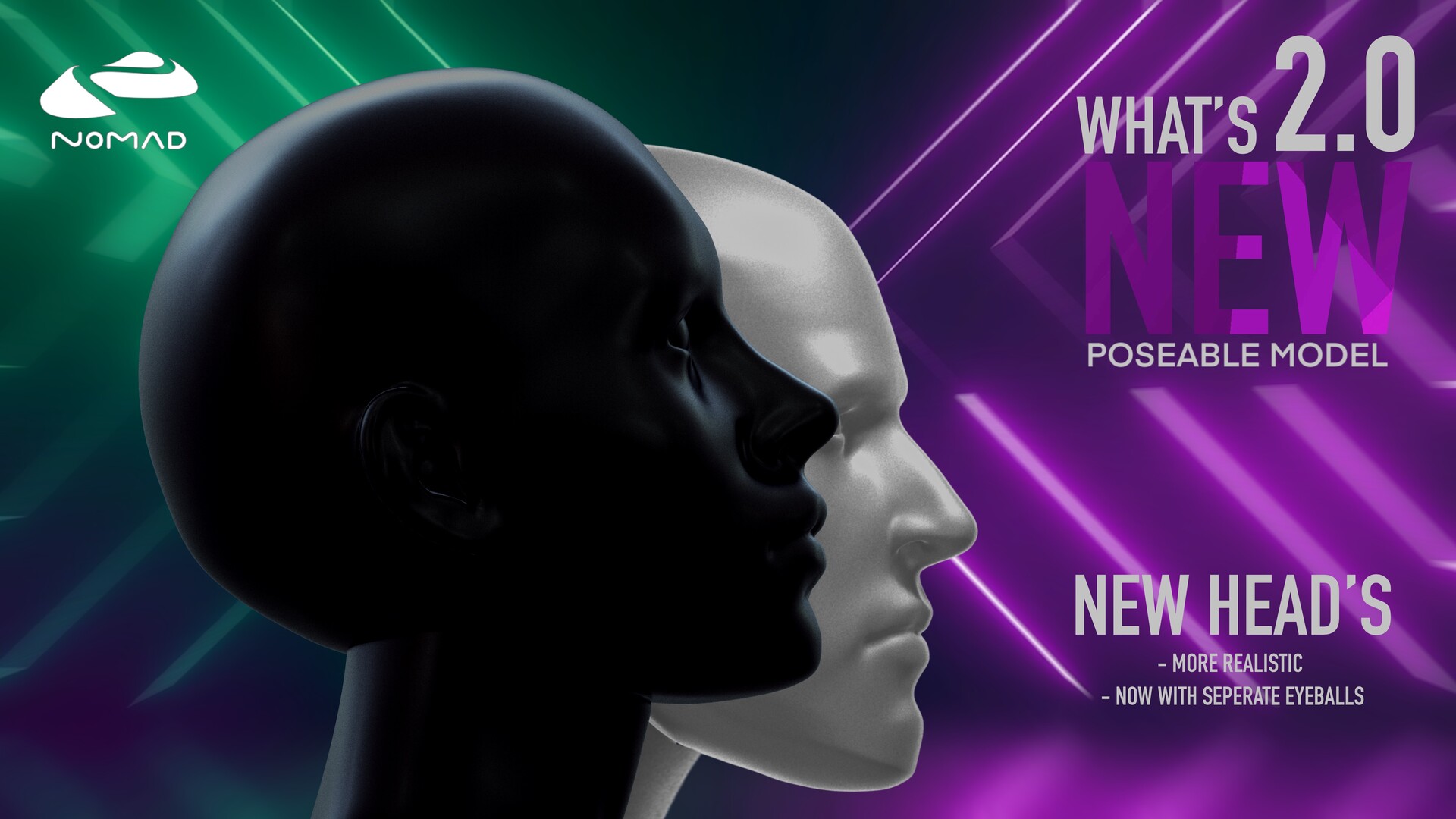 ArtStation - POSEABLE FIGURES 2.0 FOR NOMAD SCULPT