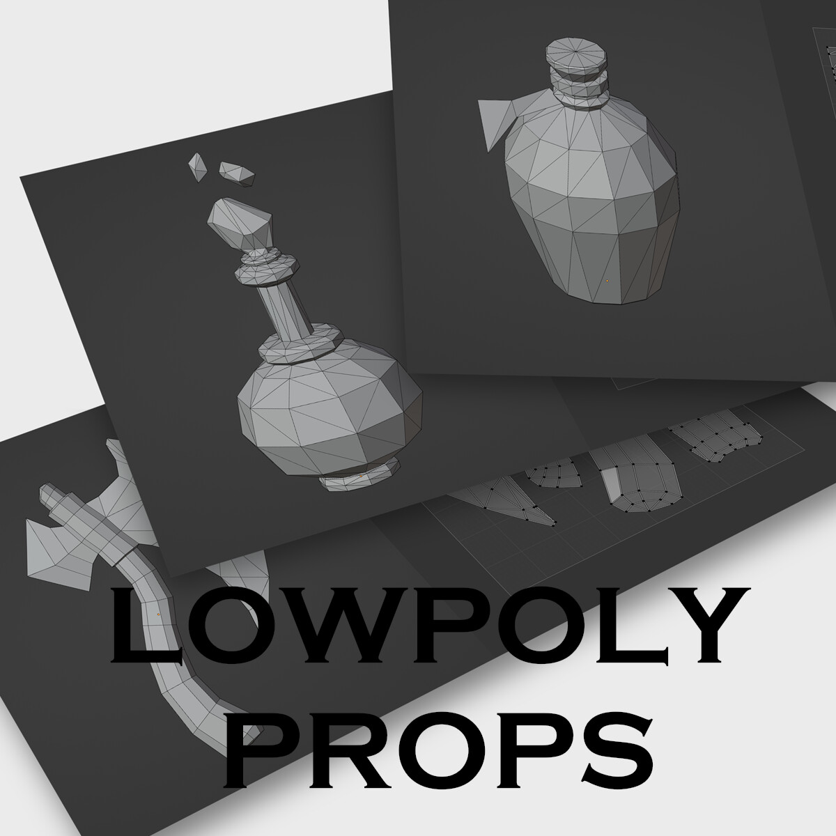 ArtStation - Lowpoly props