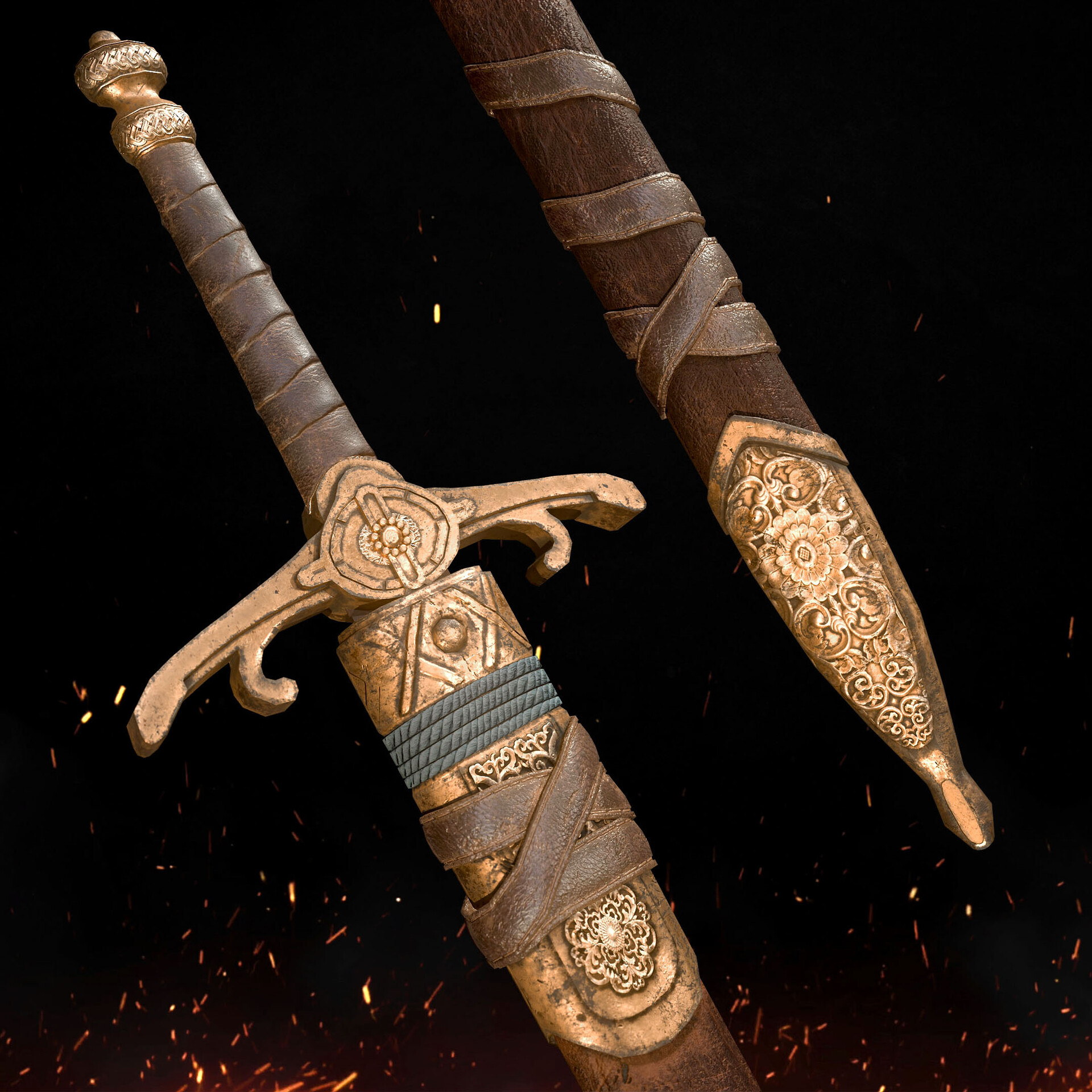ArtStation - Royal Sword 3D Art (Real-Time)