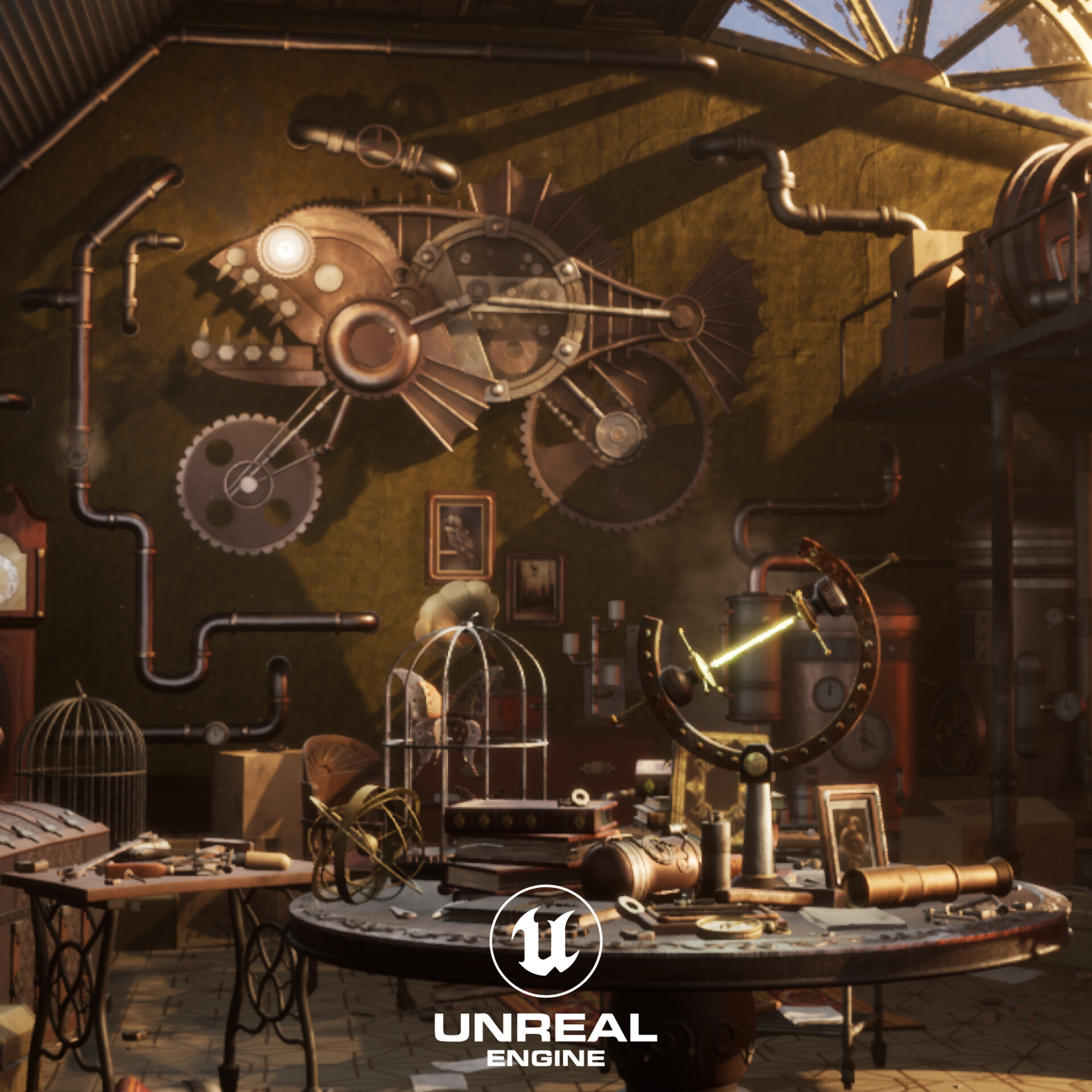 ArtStation - Inventor's Corner - 3D Game Environment