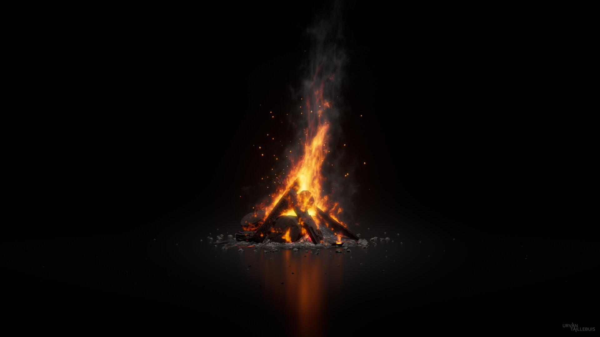 ArtStation - FX - Campfire