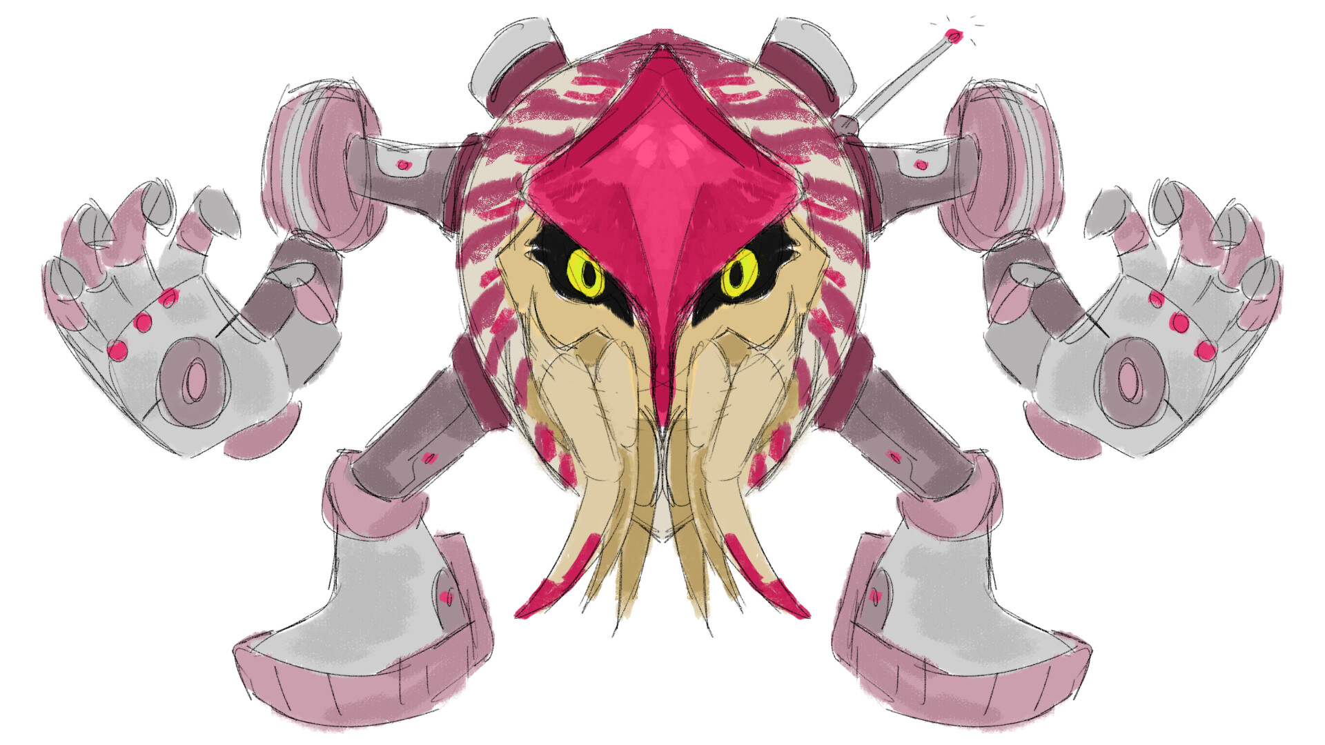 Emma Paul - Alien Crustacean Idea Generation