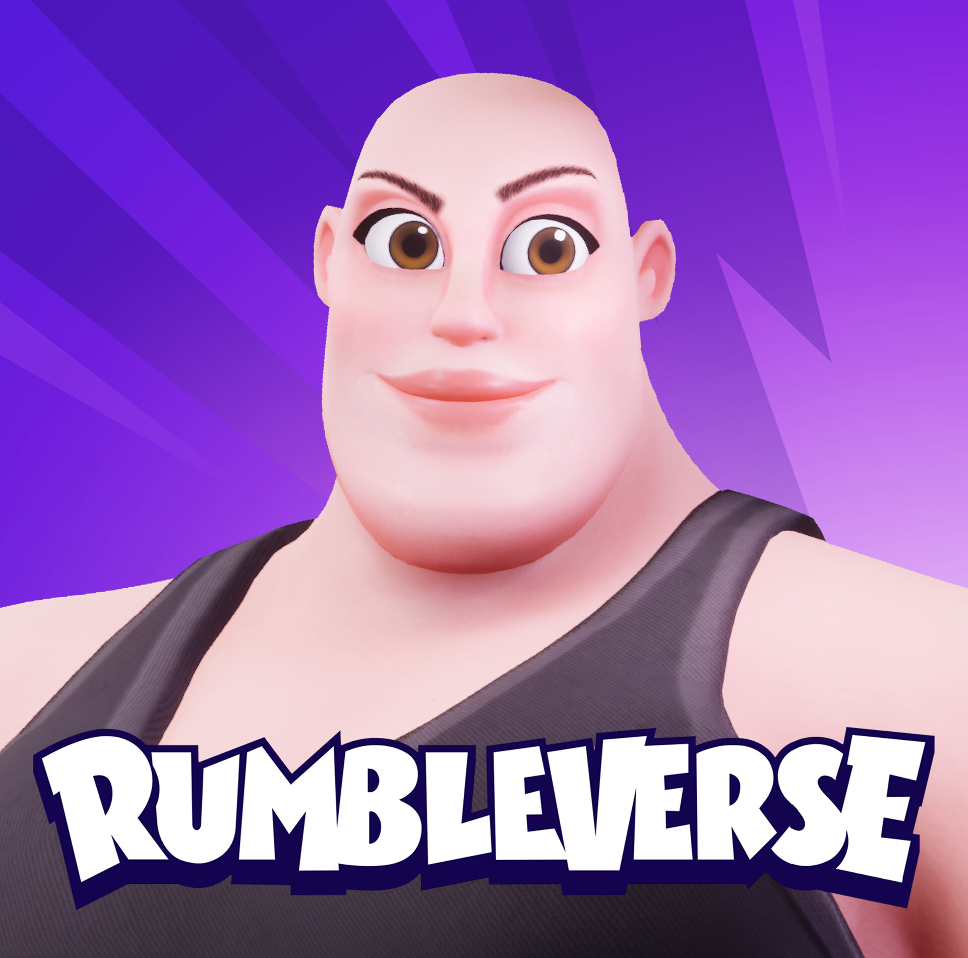ArtStation - Rumbleverse - "Crusher" Head Variant