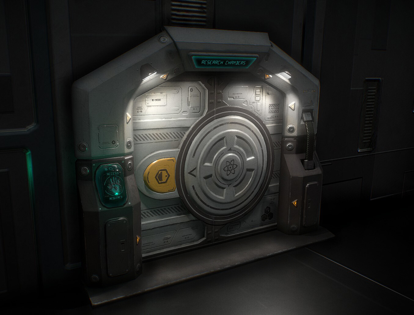 ArtStation - Sci-Fi Door