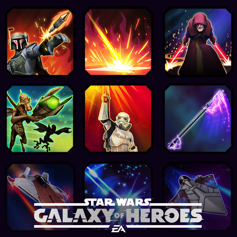 ArtStation - Star Wars: Galaxy of Heroes - Ability Icons