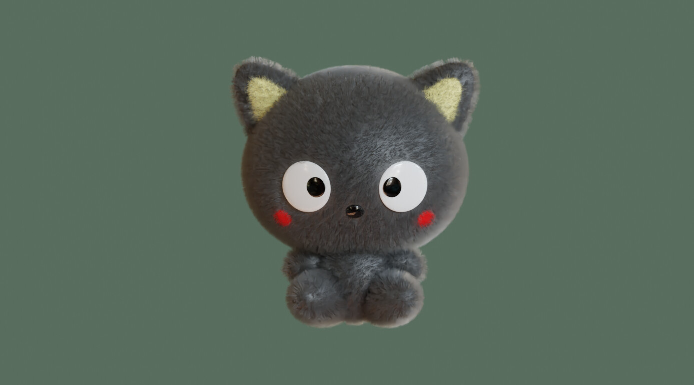 ArtStation - Chococat Plushy
