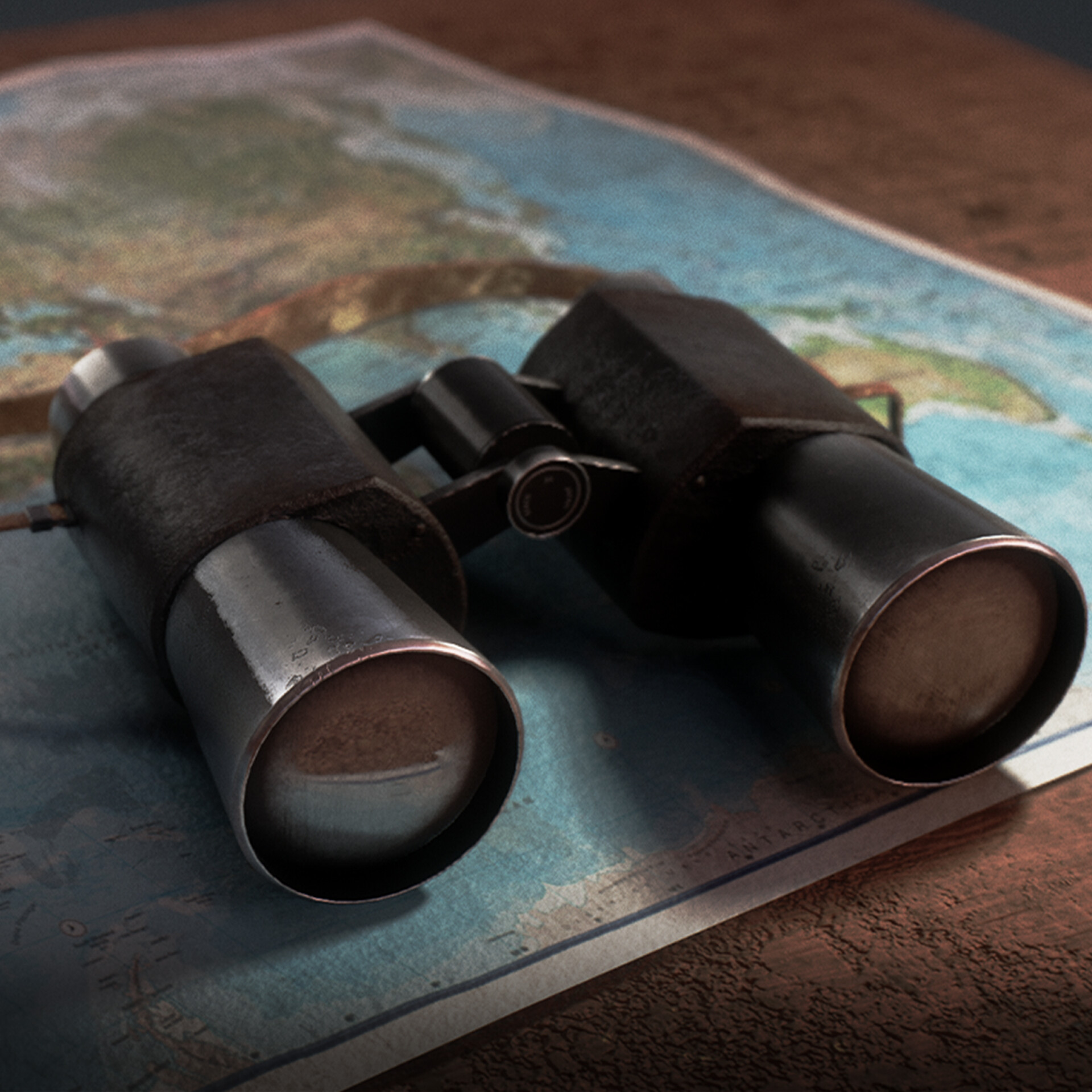 ArtStation - Finding Treasure - Binoculars Prop