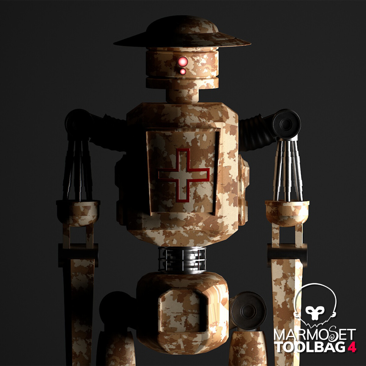 ArtStation - Z-13 Savior Field Medic Robot | Hard Surface Robot Concept