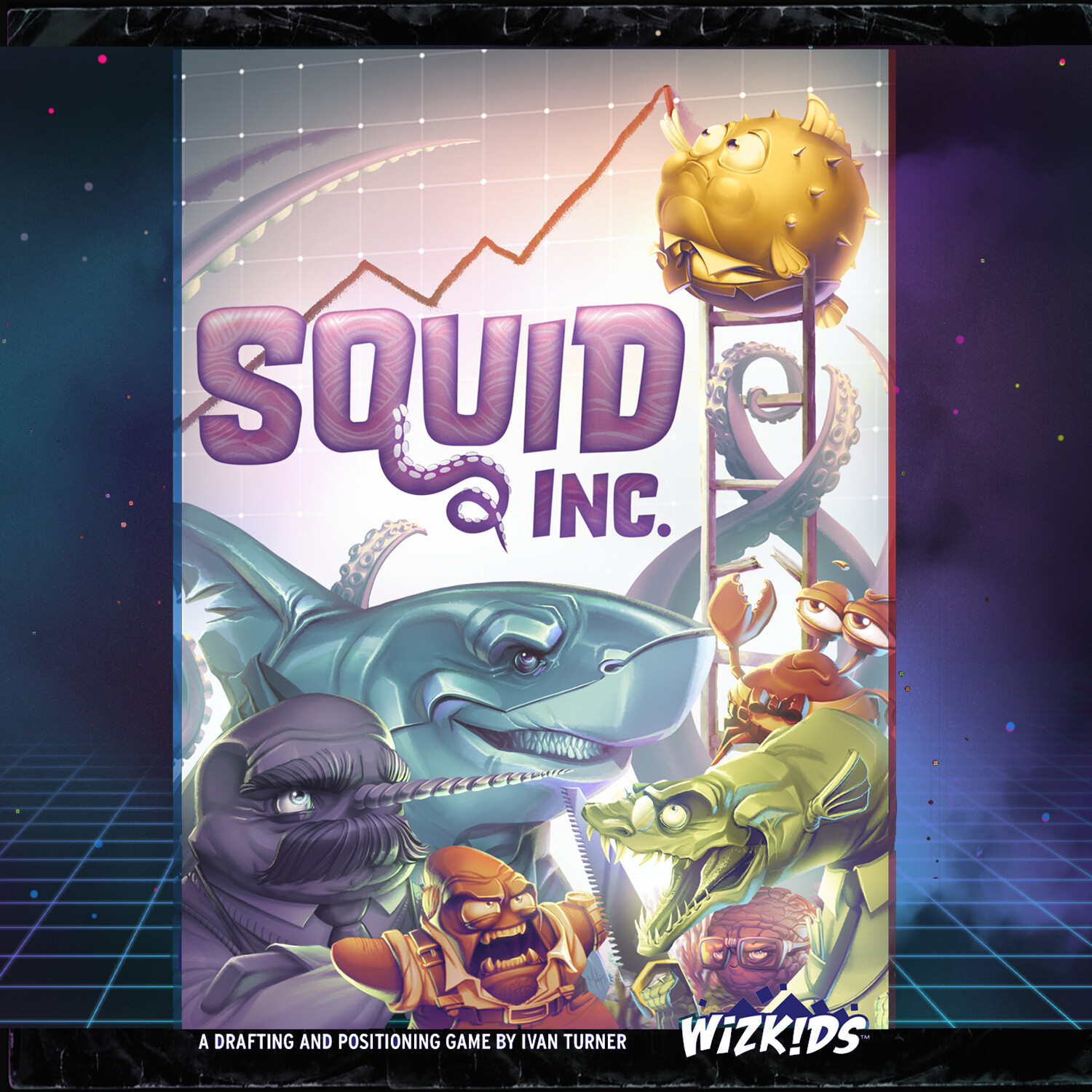 ArtStation - Squid Inc. - Boardgame Cover