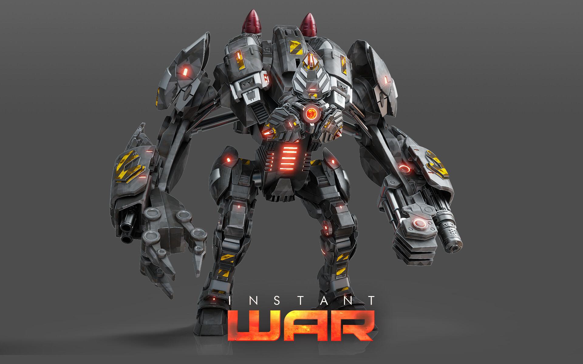 ArtStation - HELLHOUND Heavy Infantry Unit (Instant War)