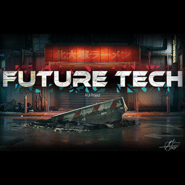 ArtStation - Future-Tech Action Game UI