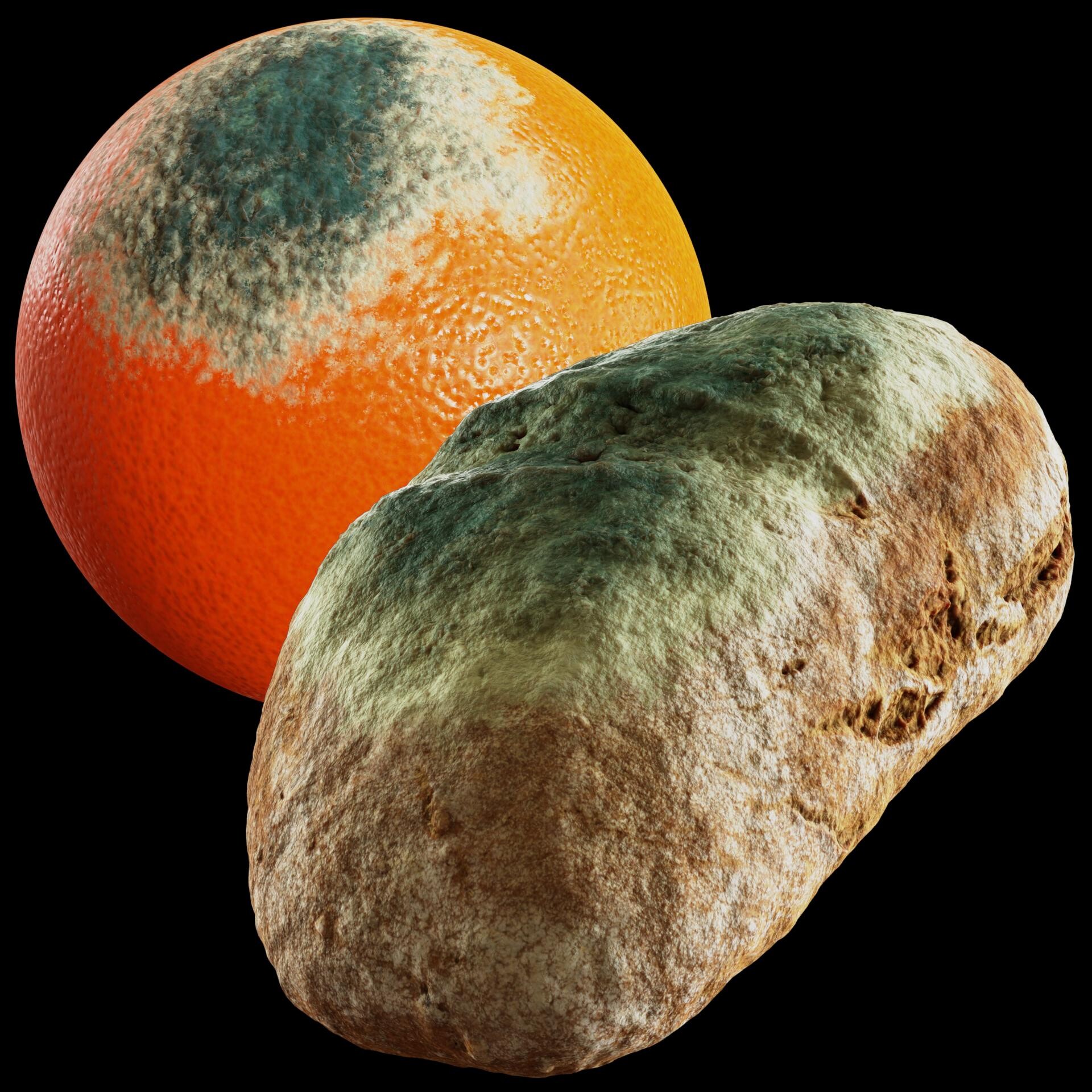 ArtStation - Animated Procedural Mold Material (Blender Tutorial)