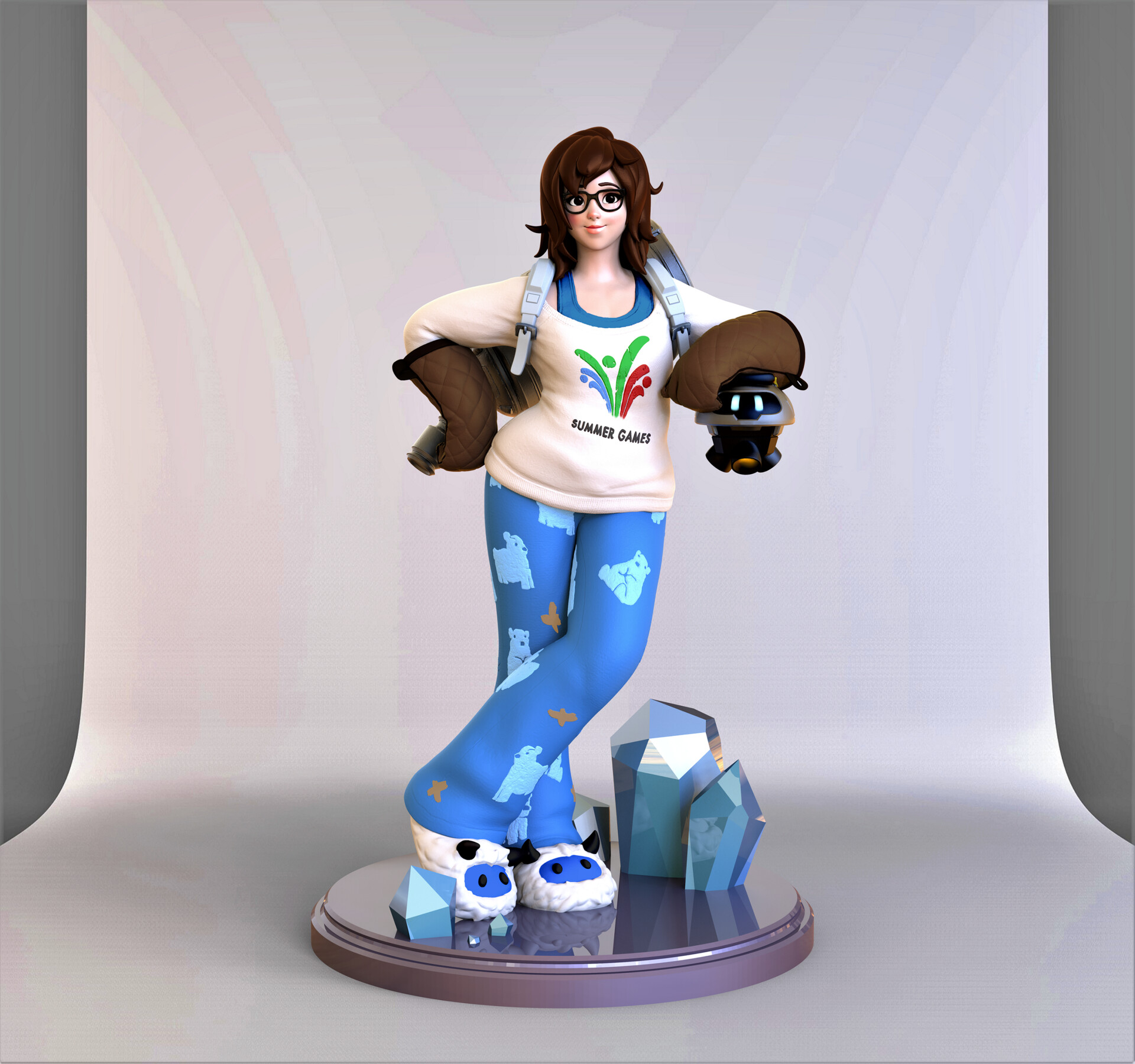 ArtStation - Overwatch - Pajamei Comission