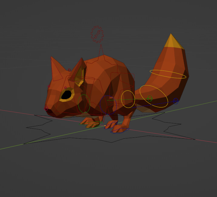 ArtStation - Squirrel Running Cycle