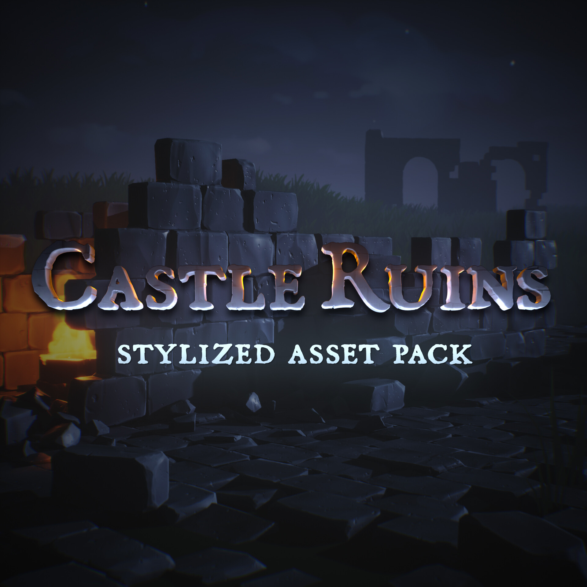 ArtStation - Stylized Castle Ruins for UE5