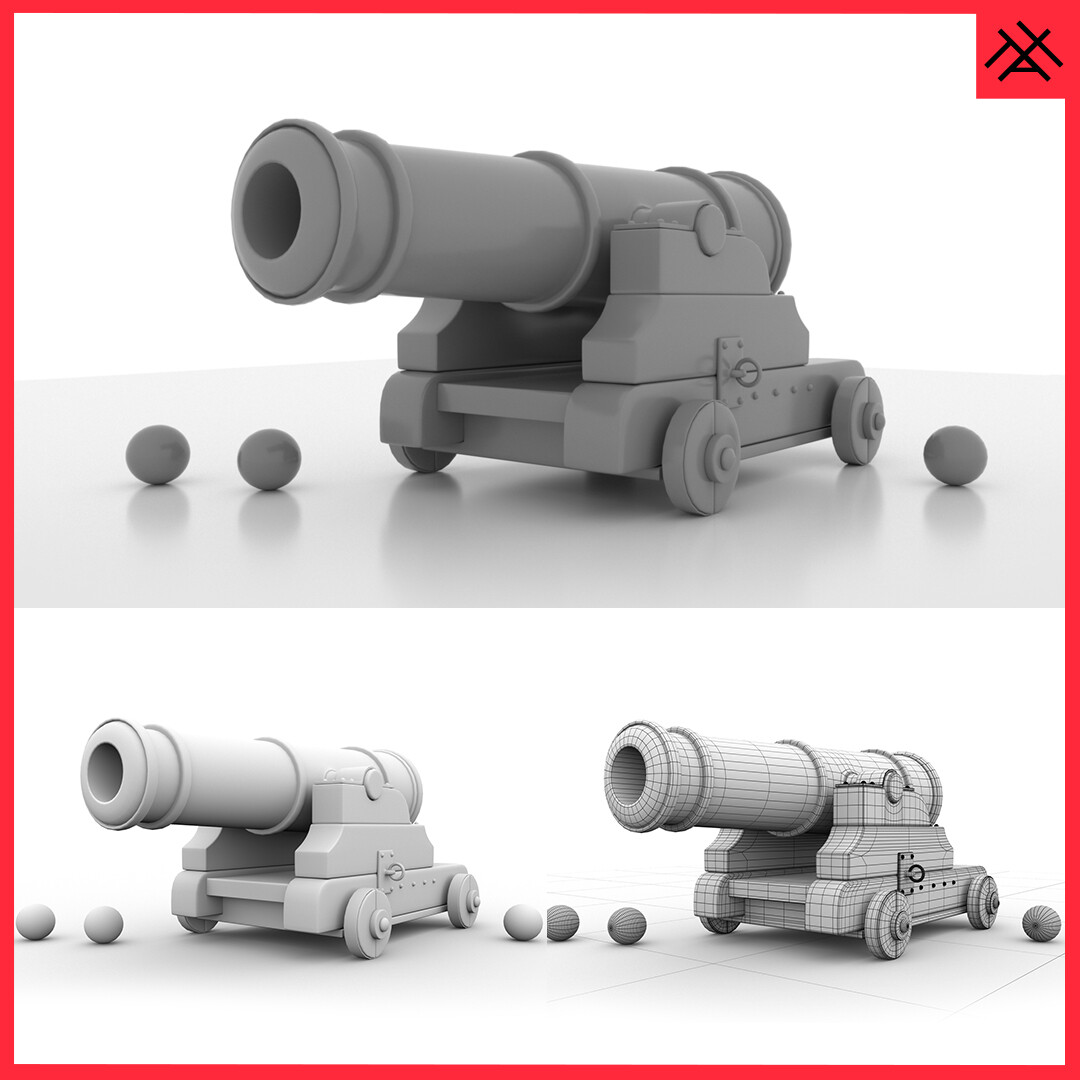 ArtStation - Retro Manual Cannon