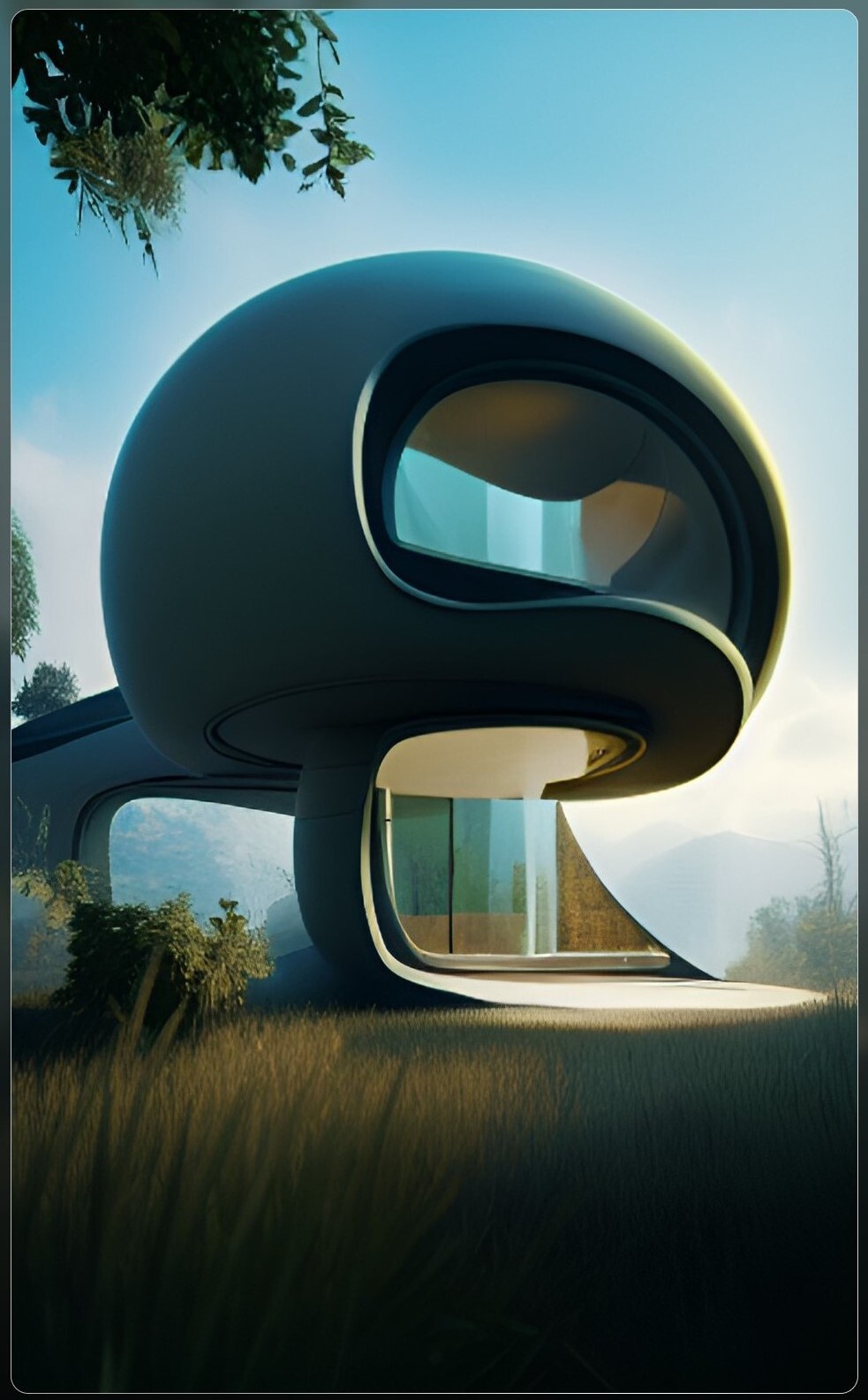 ArtStation - AI Gen Futuristic House designs