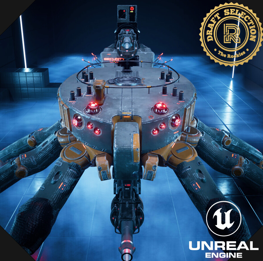 ArtStation - Spider Mech