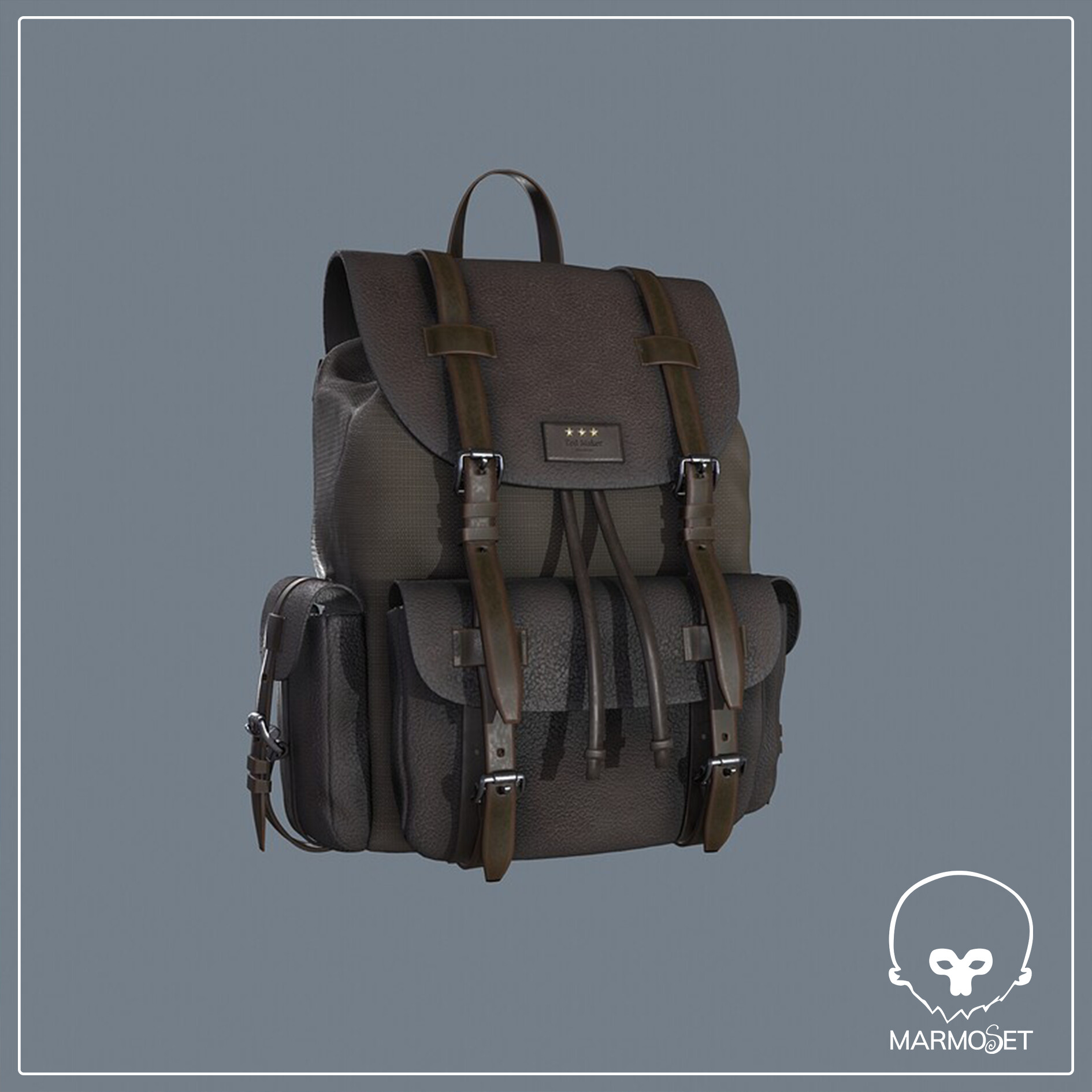 ArtStation - Backpack modeling