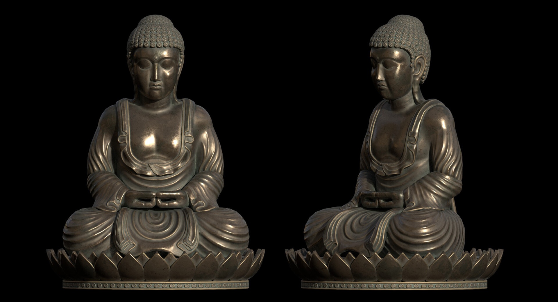 ArtStation - Temple Garden (Prop)