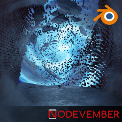 ArtStation - Nodevember 2022 Day 3-4 Psychedelic Alley