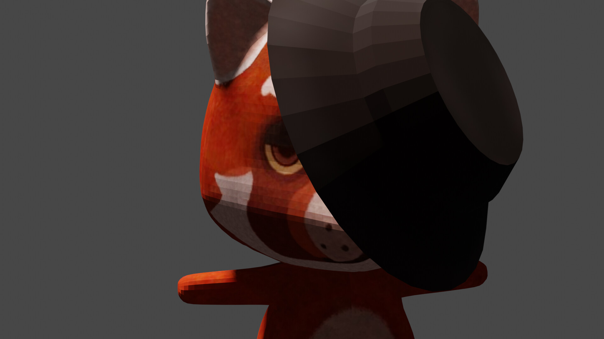 ArtStation - Animal Crossing red panda fanart concept.