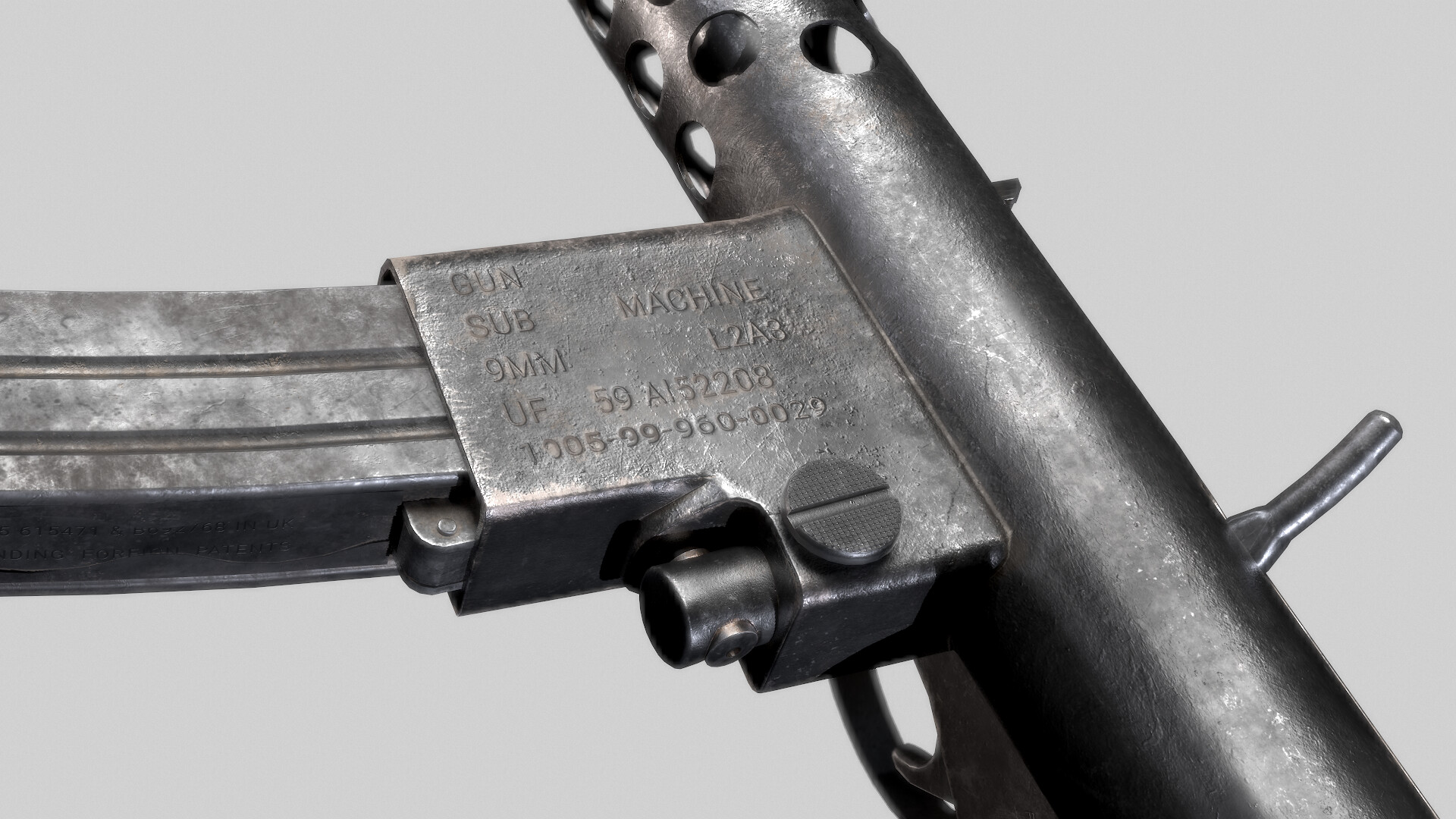 ArtStation - Sterling L2A3 Submachine Gun