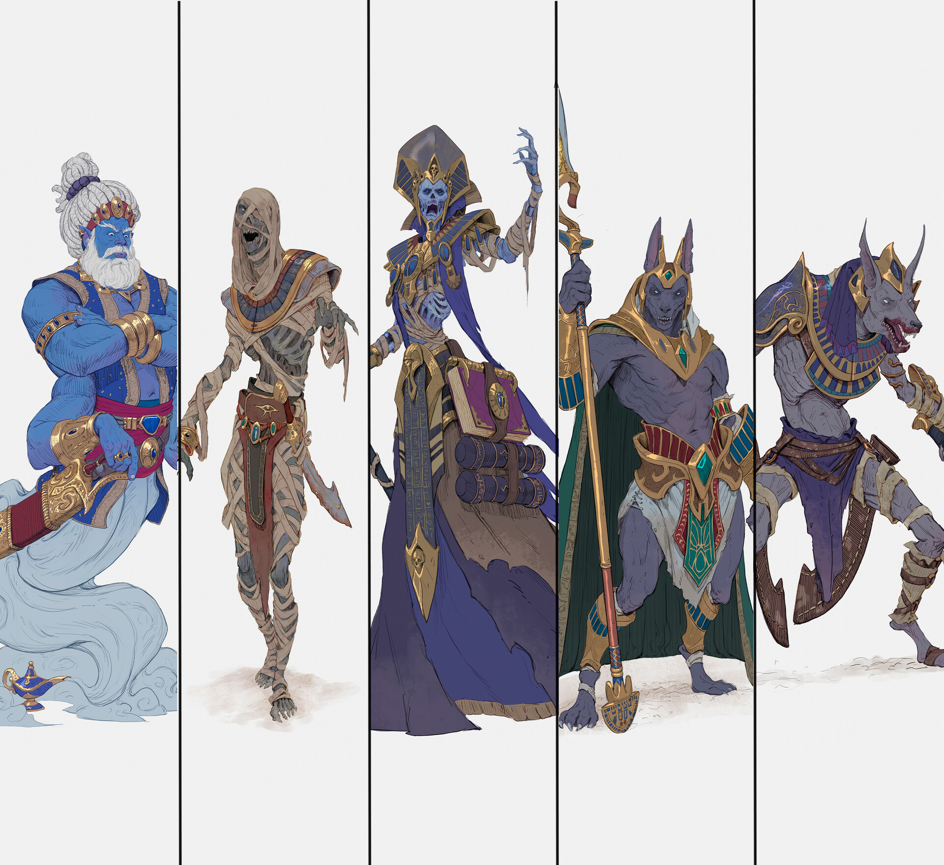 ArtStation - Characters for Miniatures - Collective Studio - Bundle 10