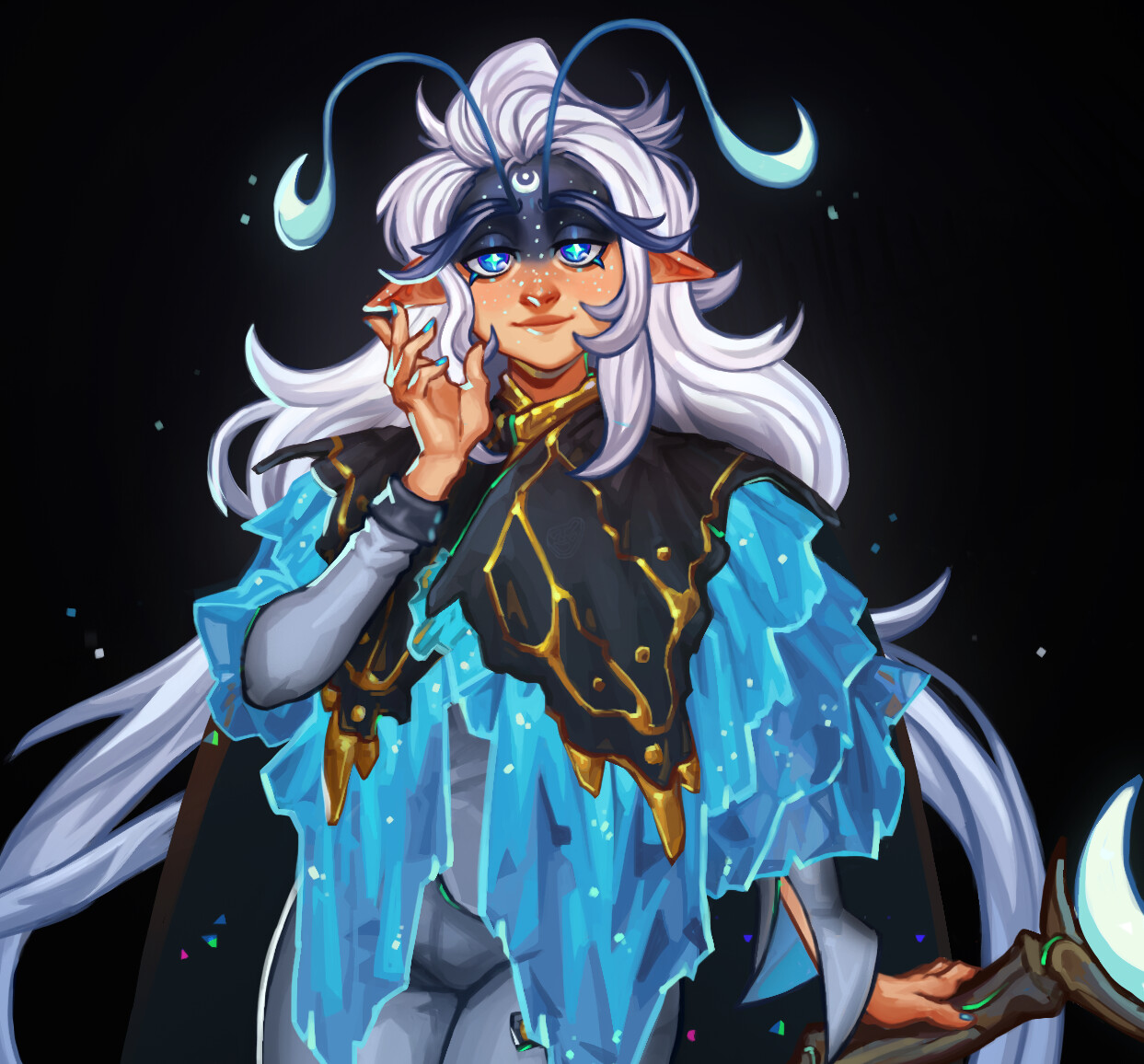 ArtStation - moon magician concept