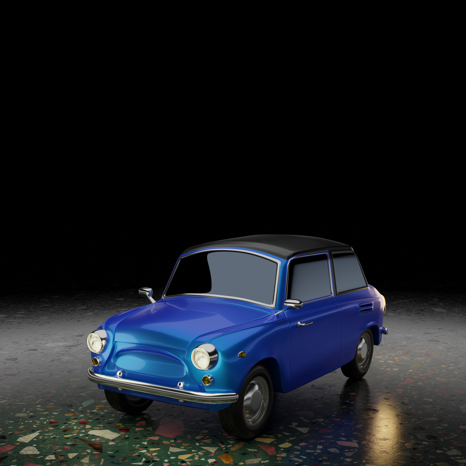 Alexkho - 60's Compact Car With Soft Top