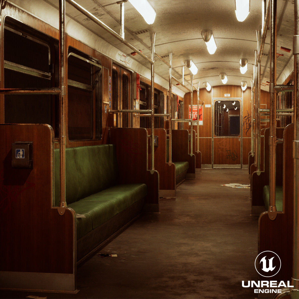 ArtStation - Retro German Subway - U-Bahn