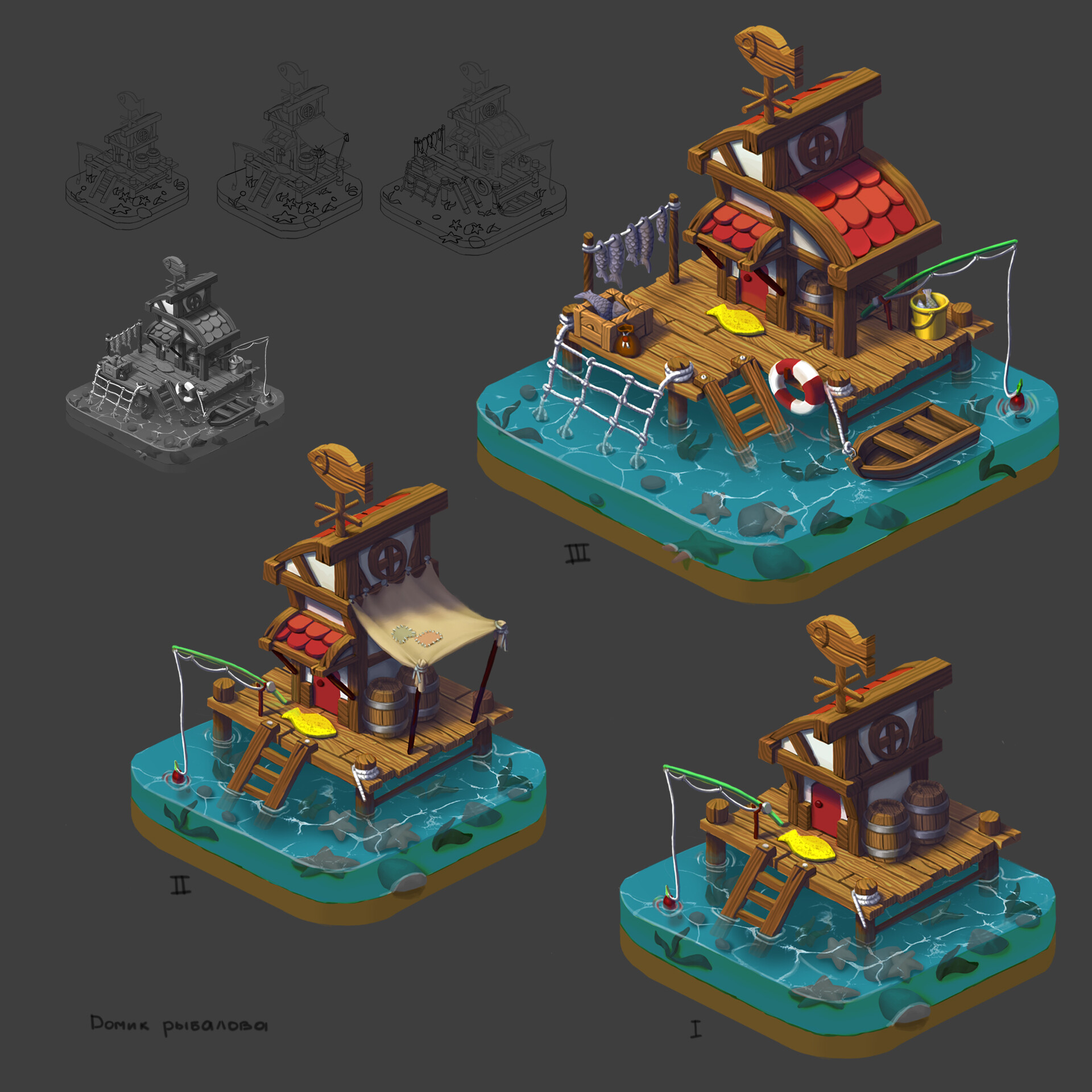 ArtStation - fishing house