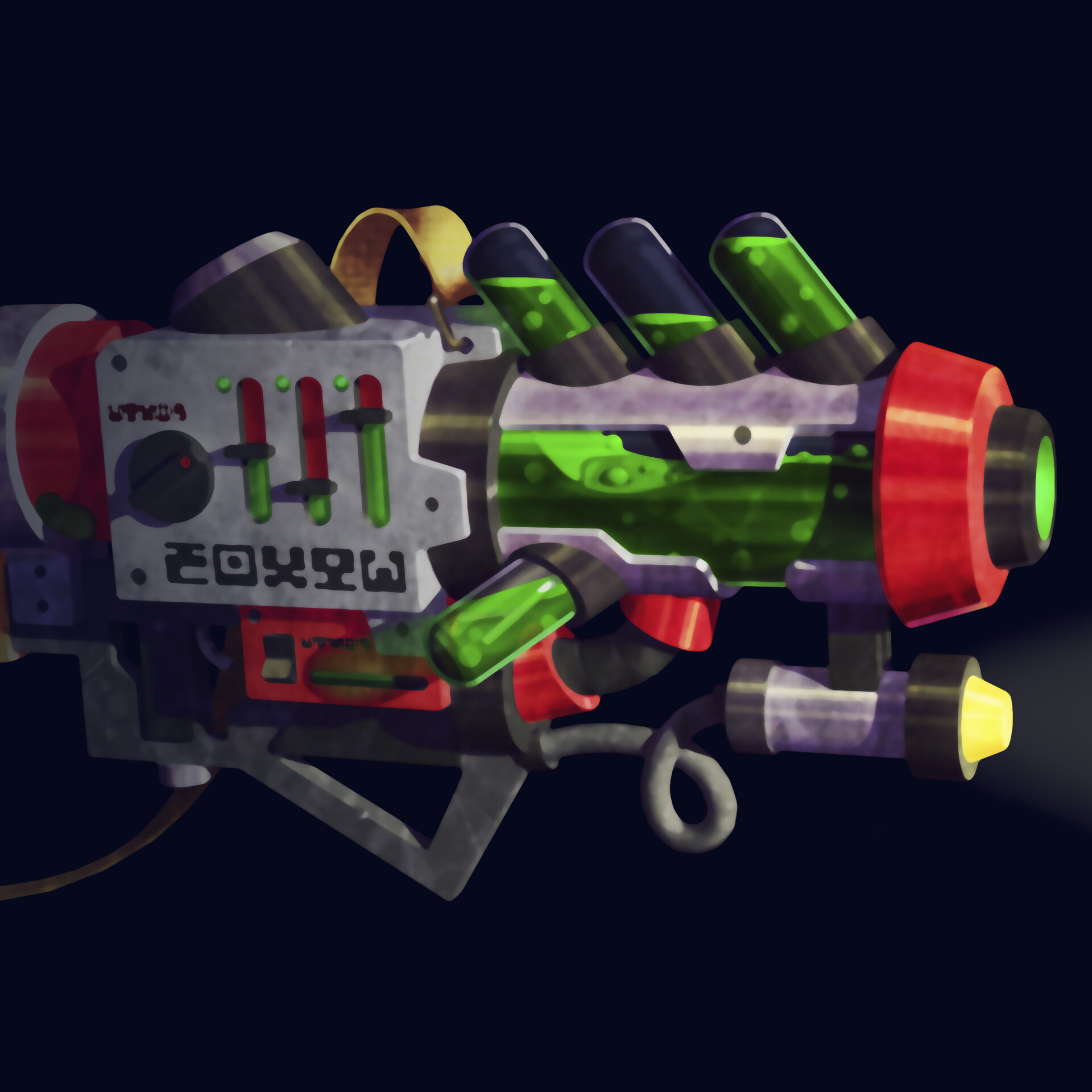ArtStation - Toxic Gun - Concept