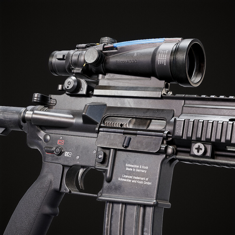 ArtStation - M27 IAR + ACOG SDO