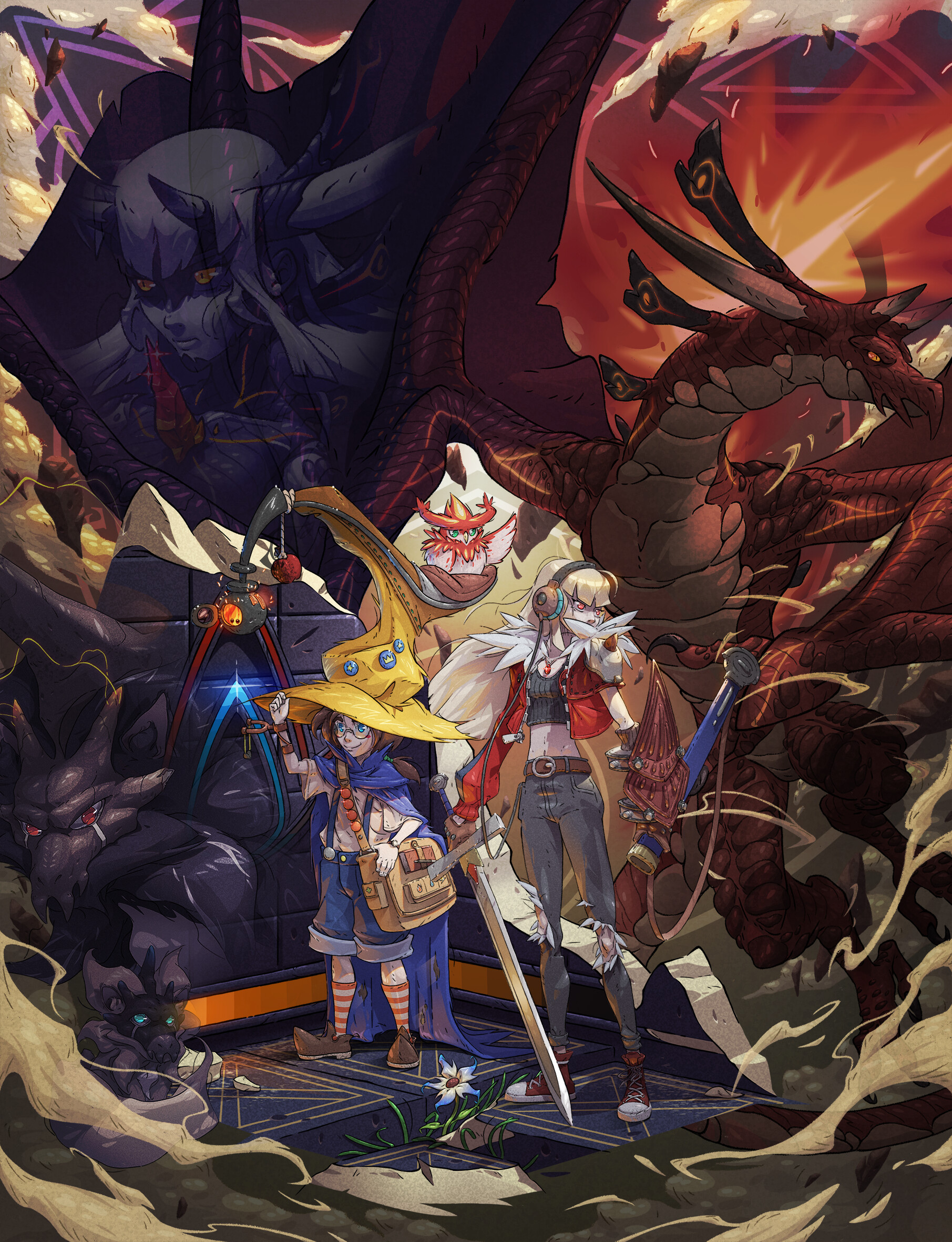 ArtStation - Dragon Fall - Character Design