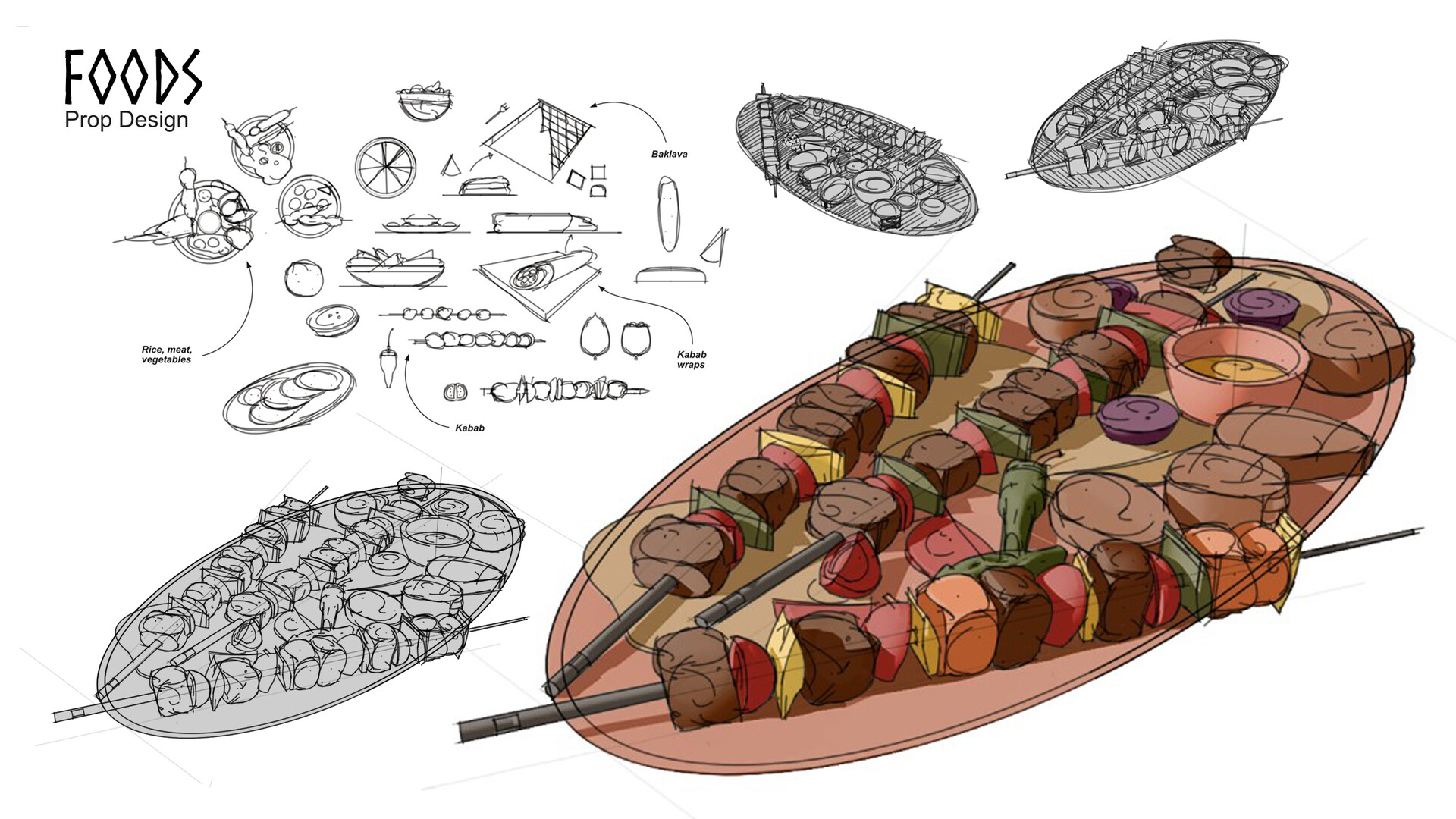 ArtStation - Food (Prop Design)