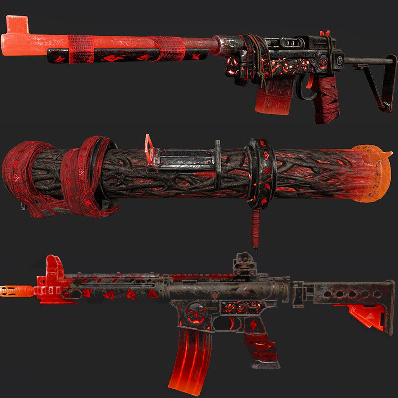 ArtStation - Demonic Weapons