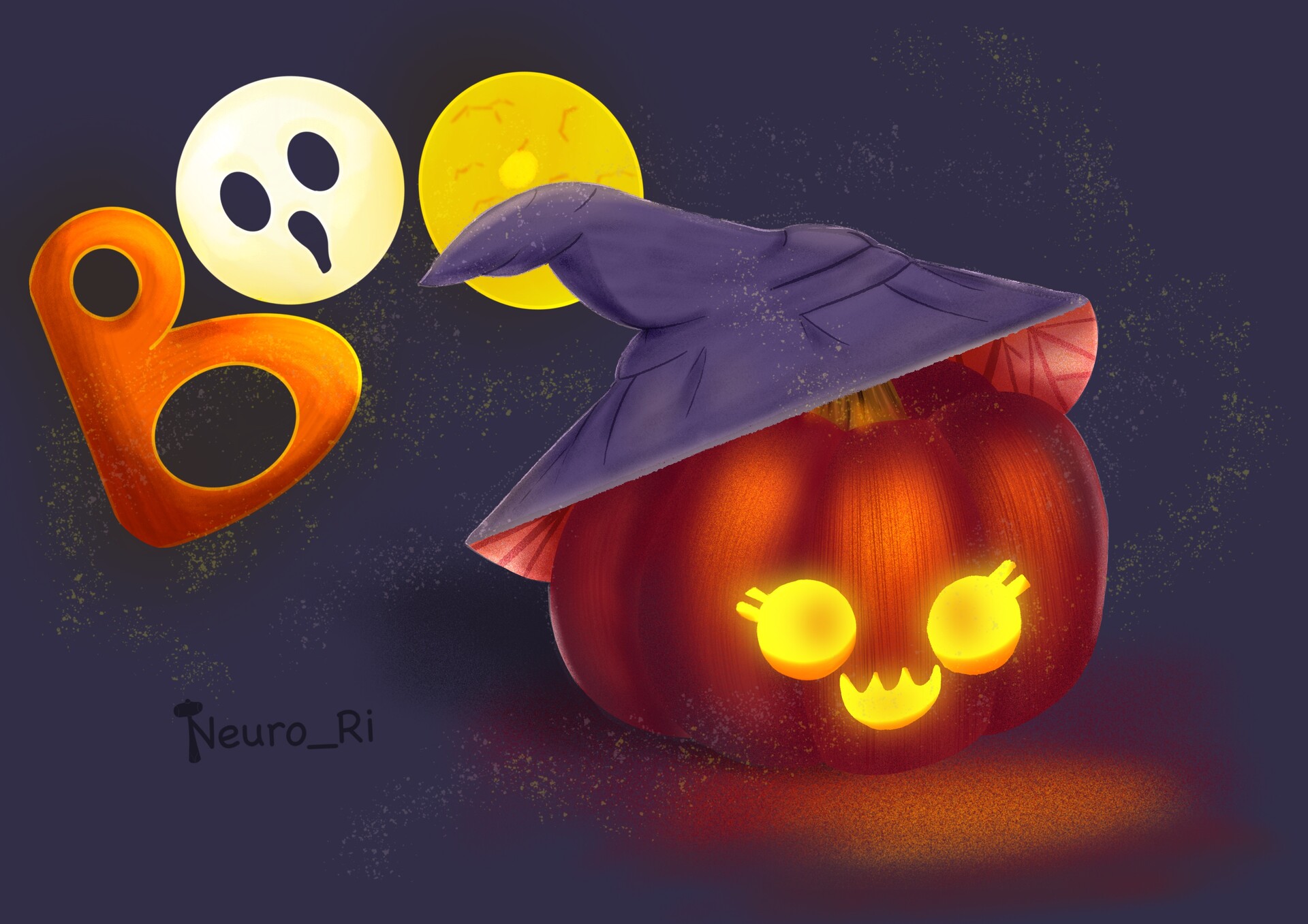 ArtStation - Halloween Boo