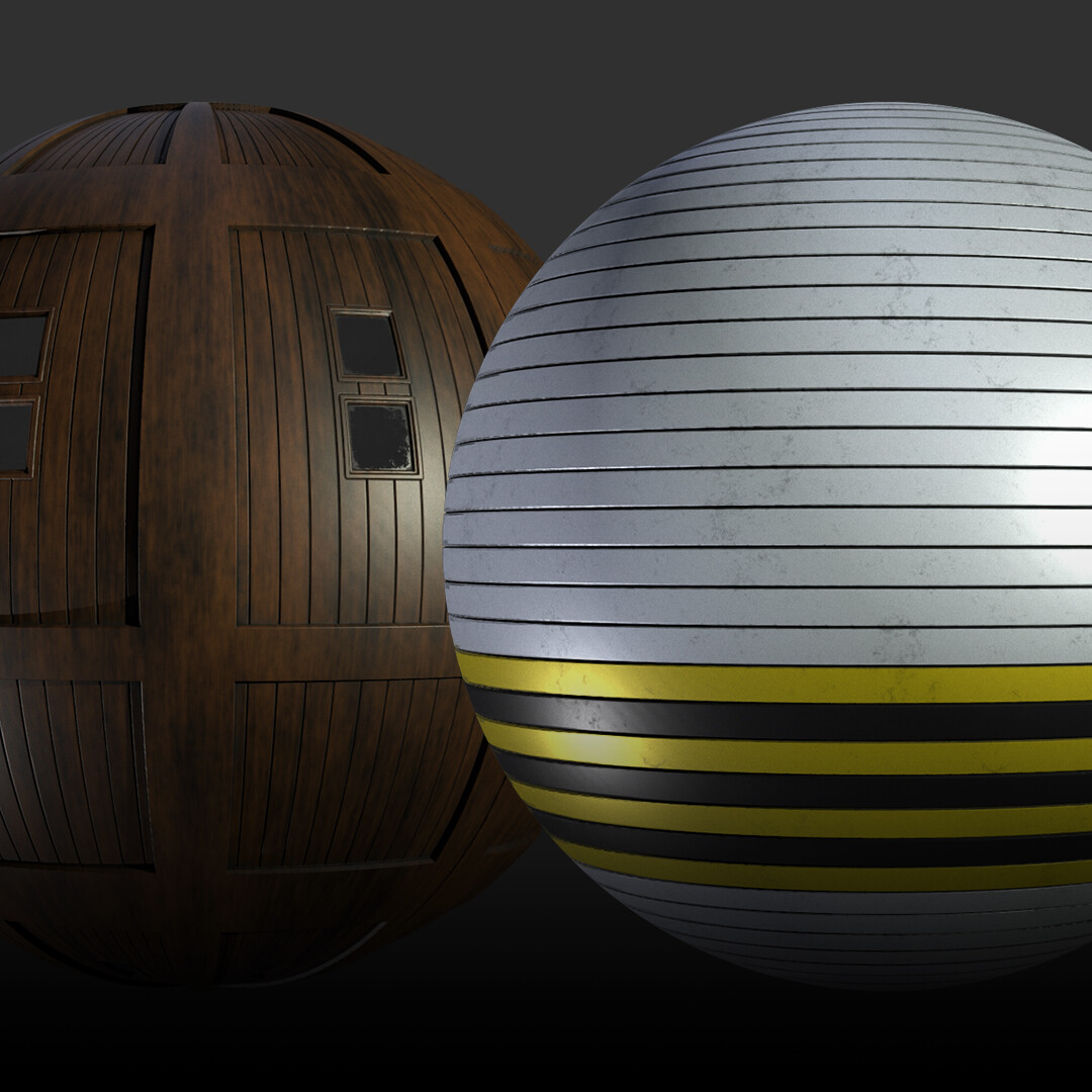 ArtStation - 32 Garage Door and Shutter Material