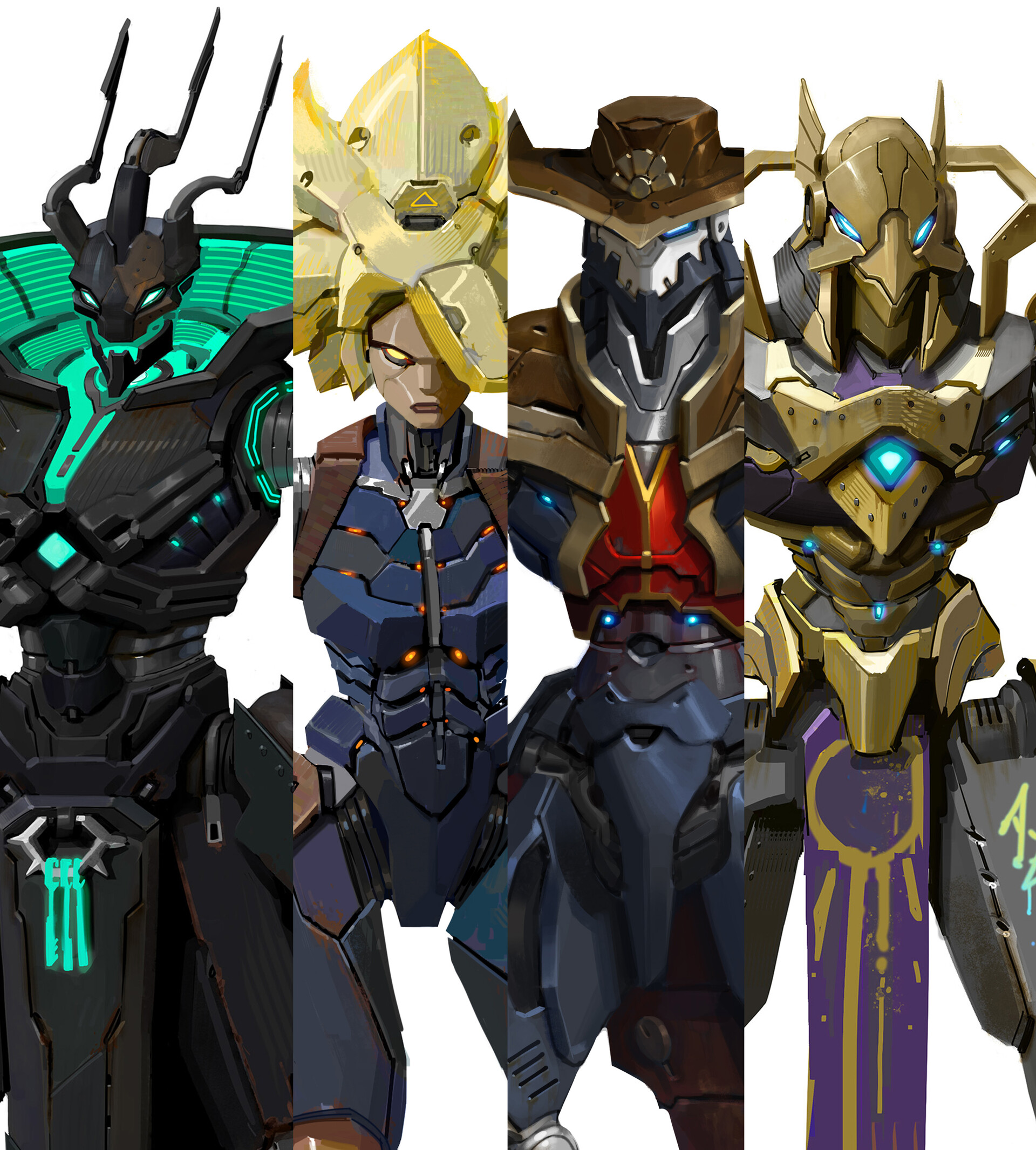 ArtStation - Star Walkin' Mechs