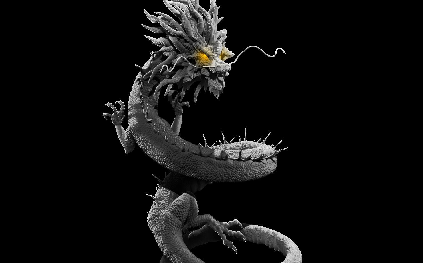 ArtStation - Highpoly Dragon