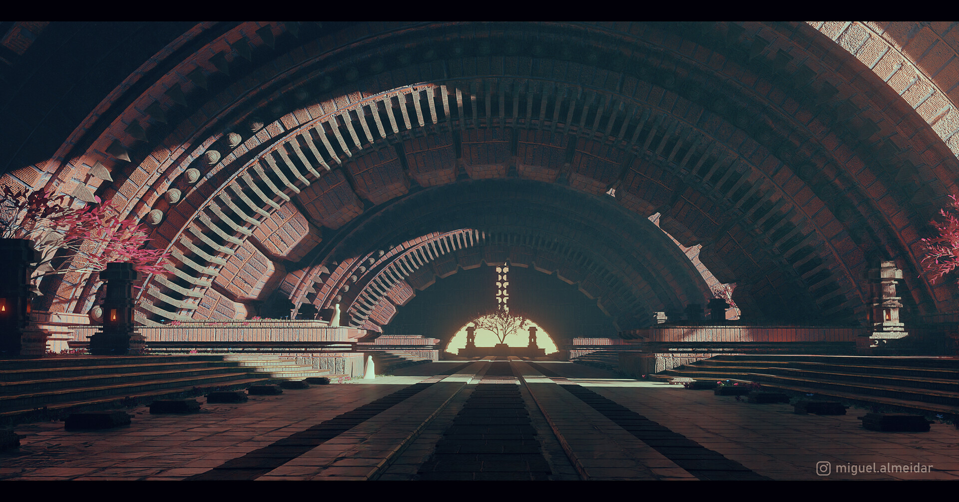 ArtStation - The Red Temple