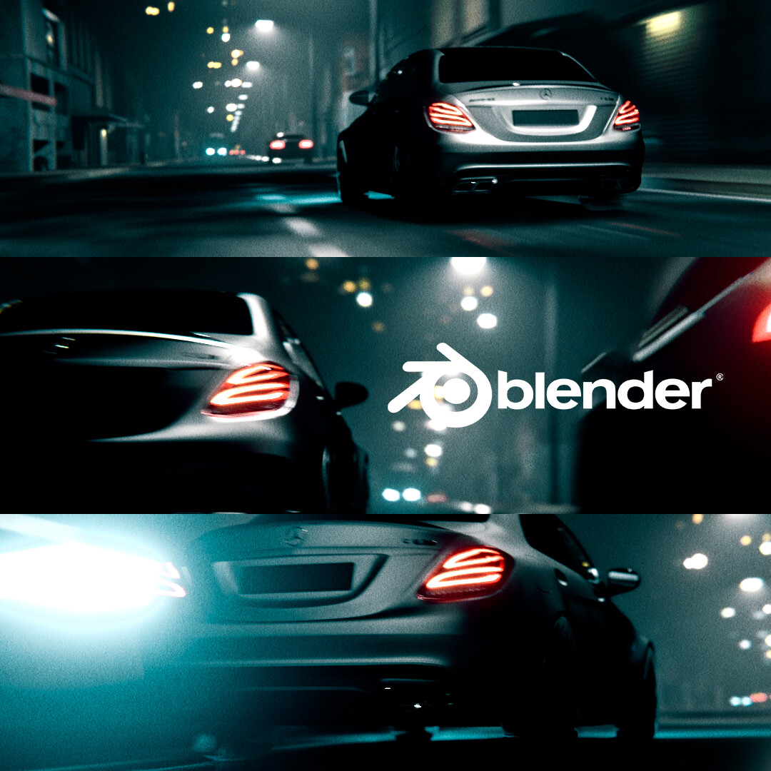 ArtStation - Night Ride Blender Eevee