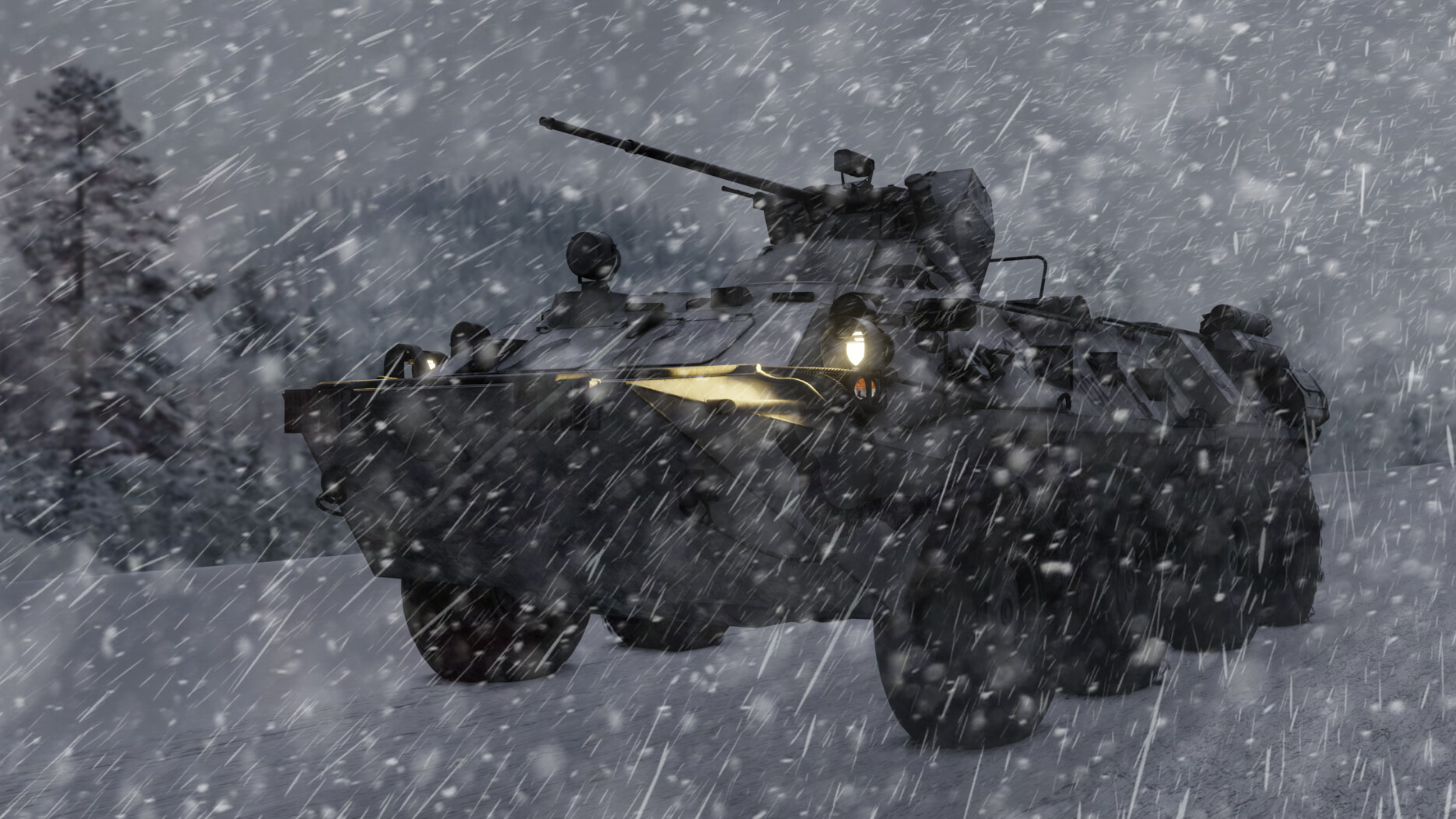 ArtStation - BTR - 82A "Arctic Version"