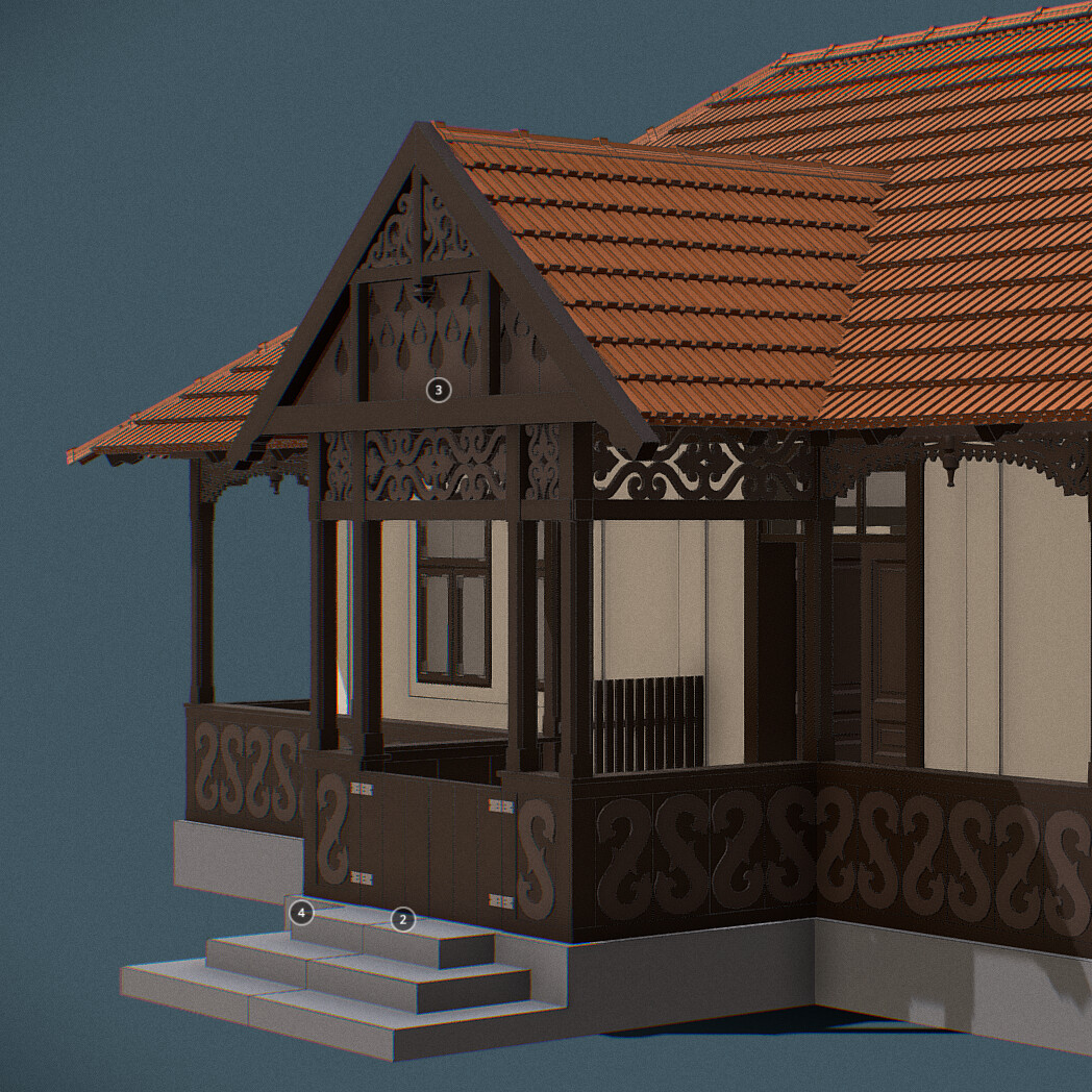 ArtStation - (free!) 3D models of houses&other buildings from the ...