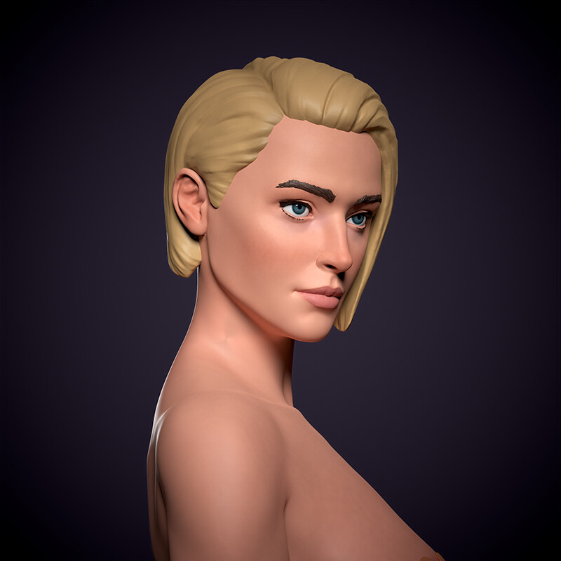 ArtStation - Female anatomy practice