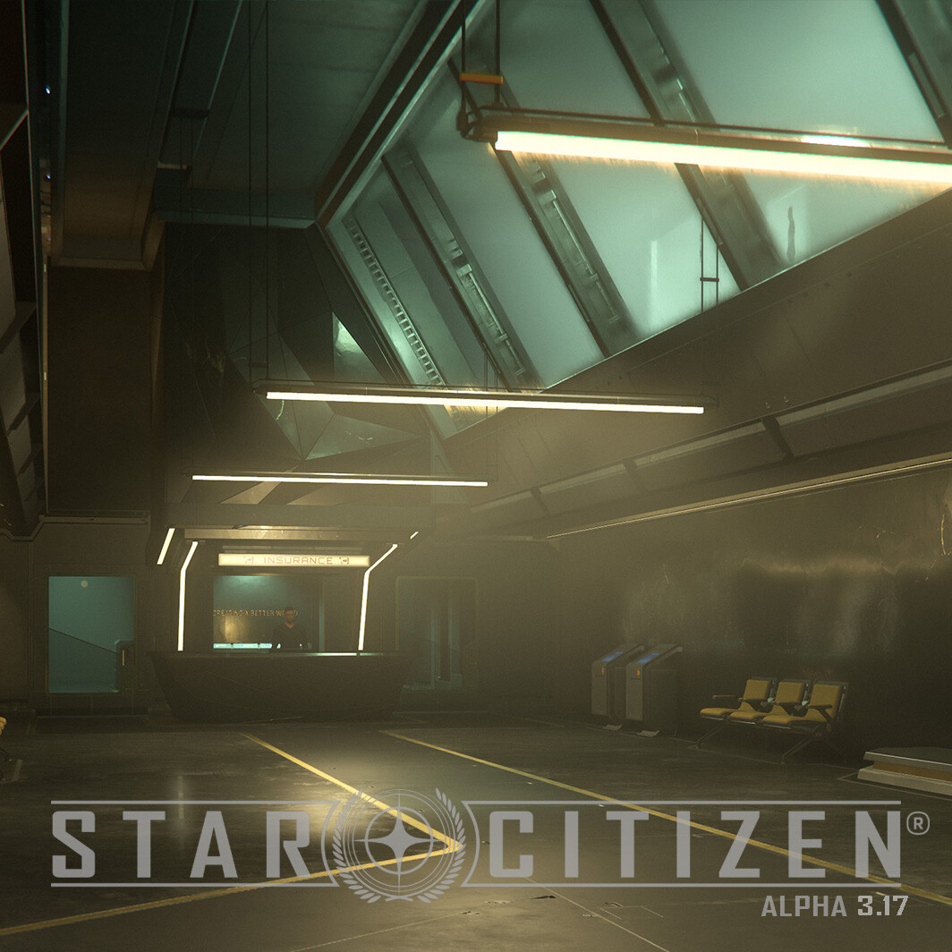 ArtStation - Star Citizen Maria Pure of Heart: Insurance booth