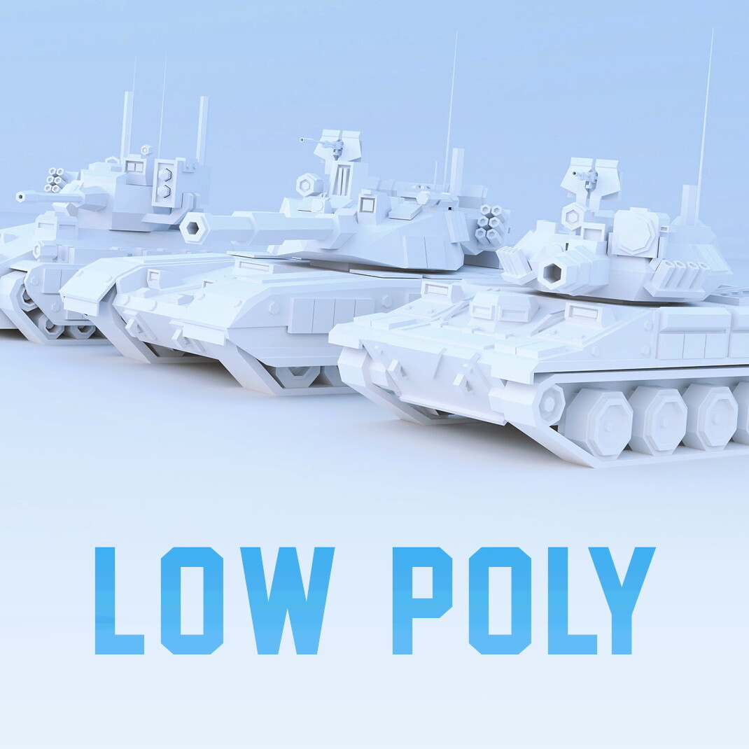 ArtStation - TANKS low poly model