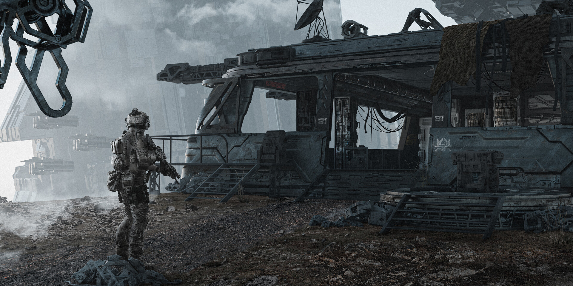 ArtStation - Abandoned Military Lab