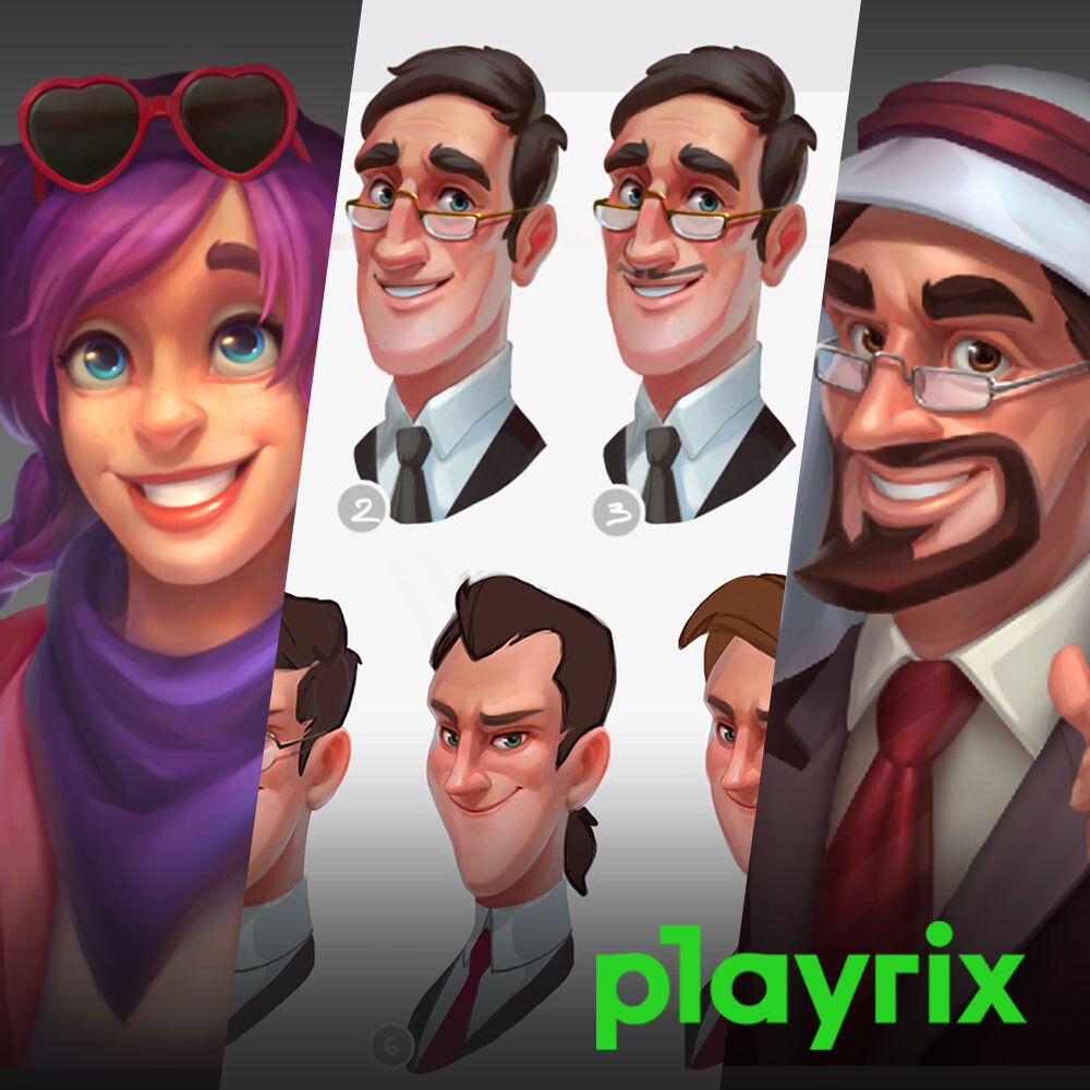 ArtStation - Characters for Playrix
